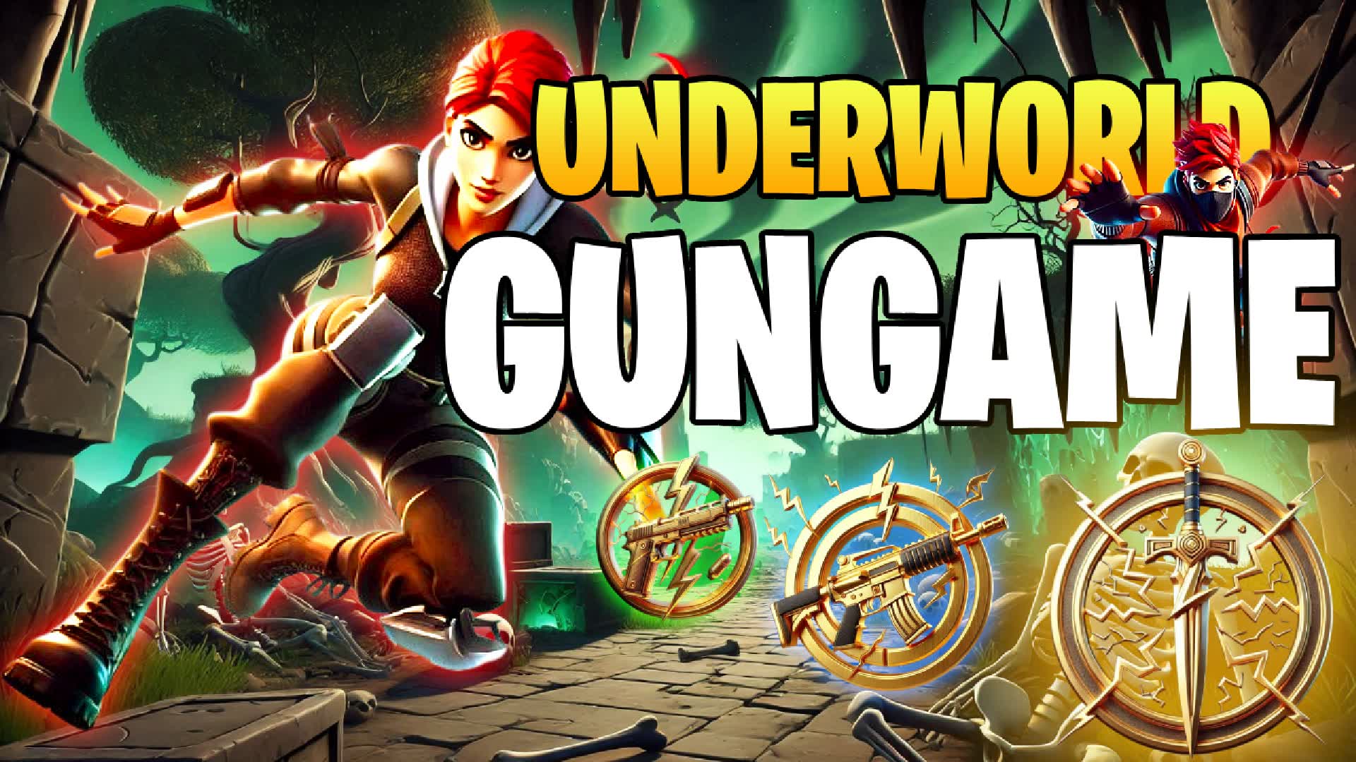 Underworld Gungame 9336-5964-3409 by meiterumi5 - Fortnite Creative Map Code - Fortnite.GG