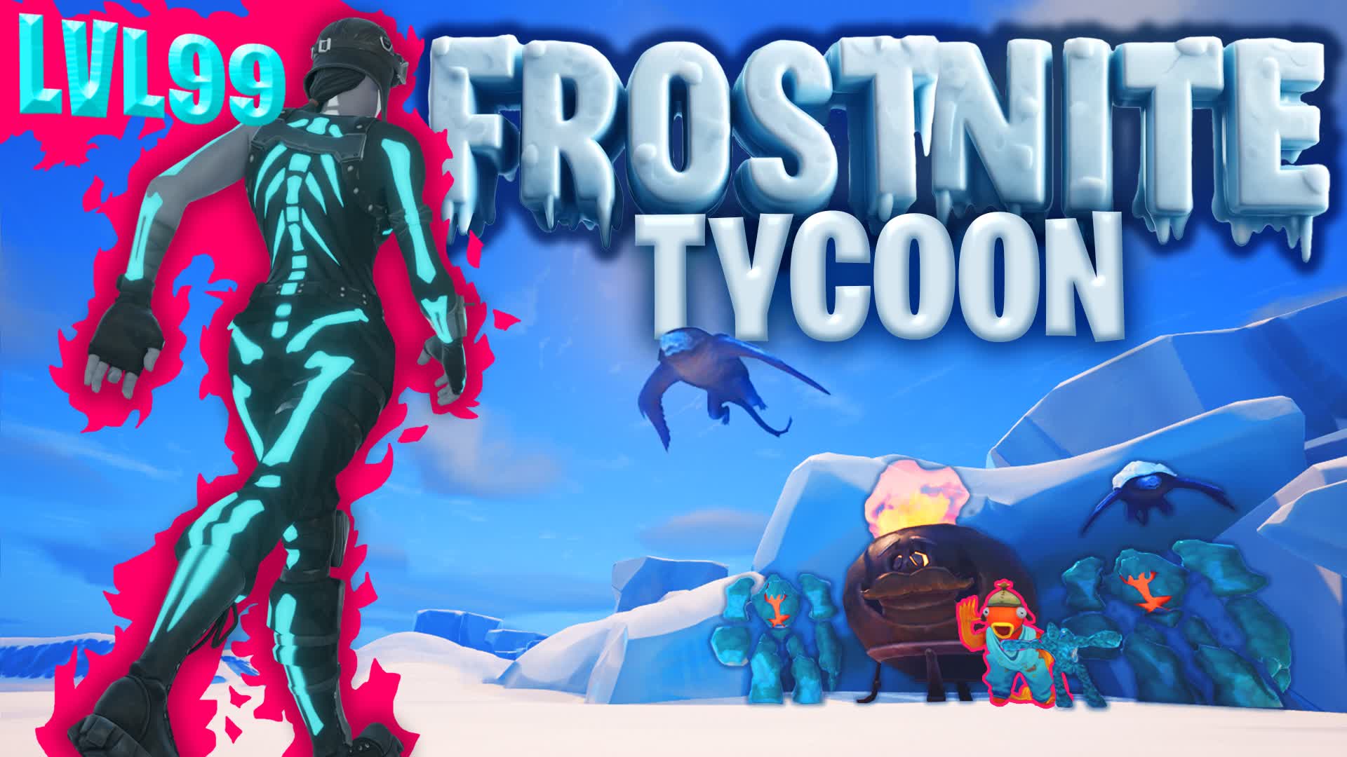 ️ Frostnite Tycoon 9100-4960-9286 من ابتكار whatevers.studio - Fortnite