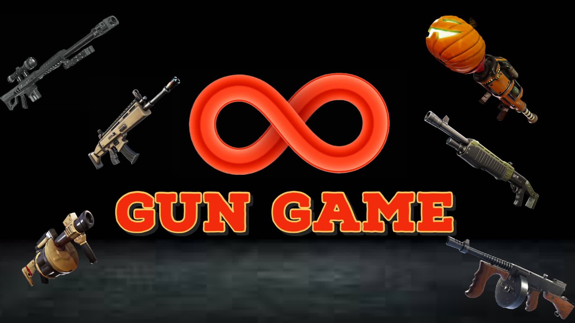 INFINITE GUN GAME 3039-9404-3640 by docteur - Fortnite Creative Map ...