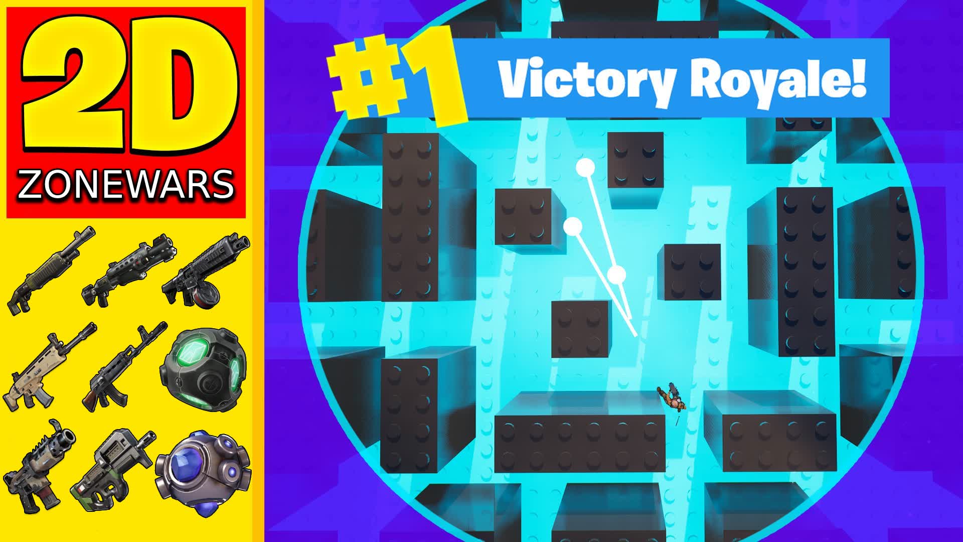 2D ZONEWARS 1697-3890-9269 by tv1zle - Fortnite Creative Map Code - Fortnite.GG