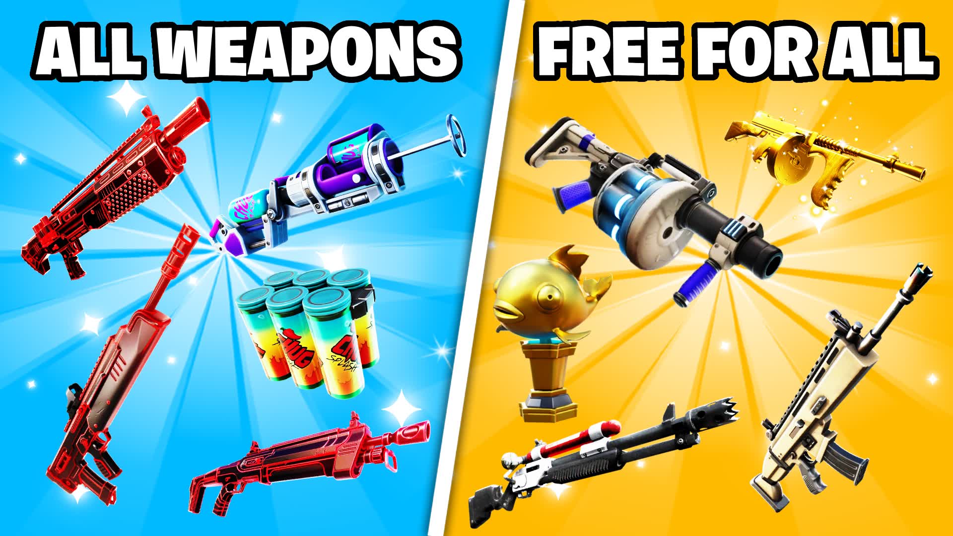 ⭐MYTHIC & EXOTIC🌴 FREE FOR ALL 2513-3599-1166 by brothers - Fortnite ...