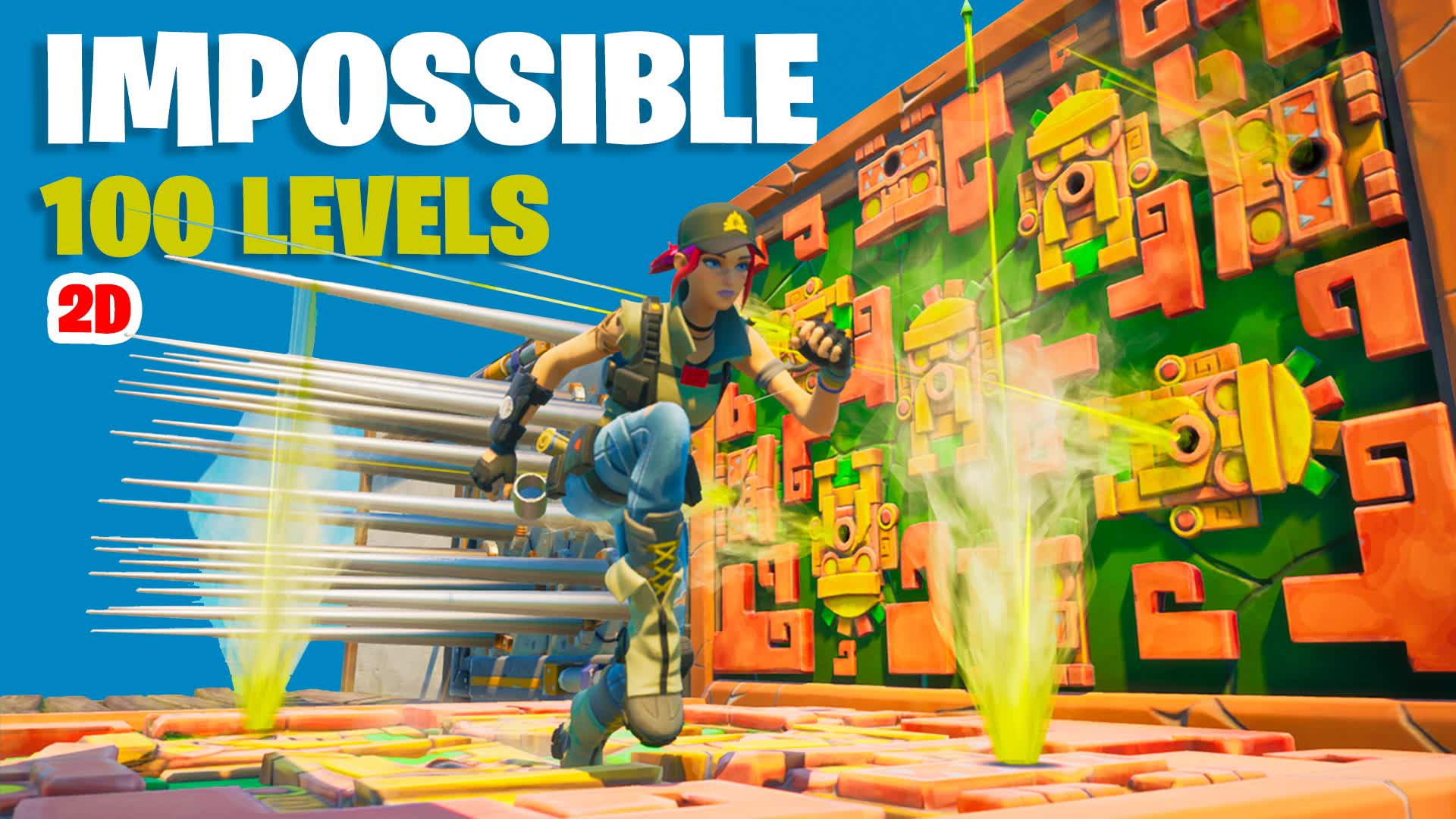 IMPOSSIBLE DEATH RUN - 2D 5907-2157-7119 by nmg - Fortnite Creative Map Code - Fortnite.GG