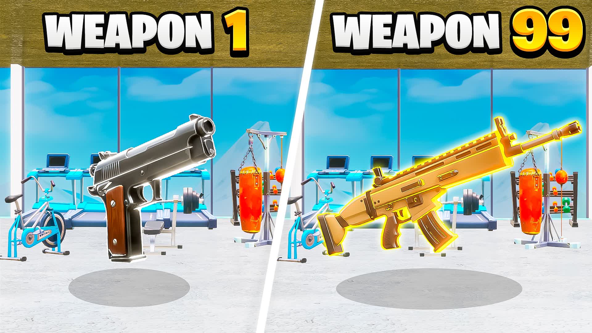 HORROR GYM RANDOM GUN GAME 👻 1854-0964-0870 by drink - Fortnite ...