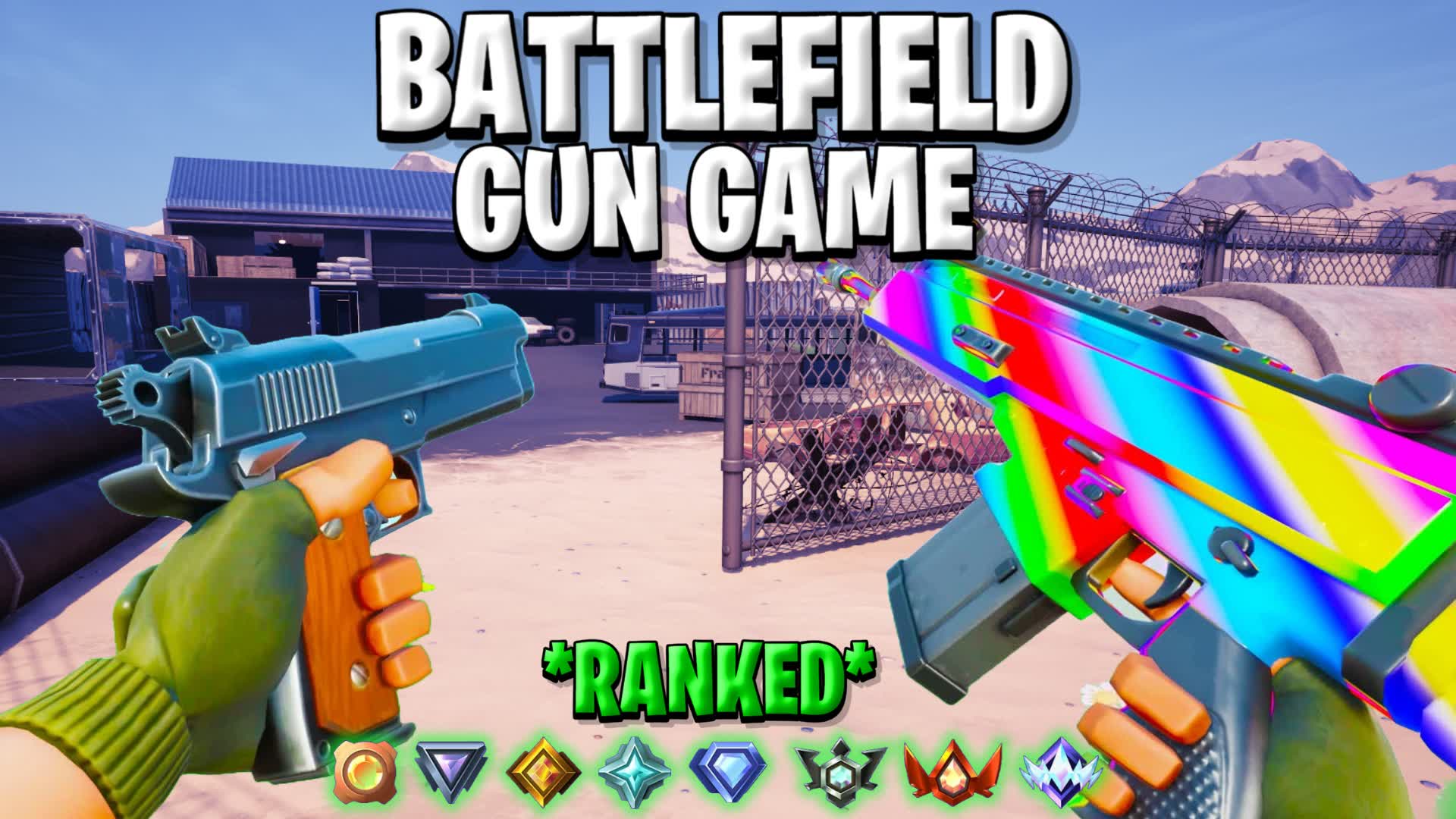 BATTLEFIELD FIRST PERSON 💥 GUN GAME 🔫 4682-2202-5107 by iamsushi - Fortnite Creative Map Code ...
