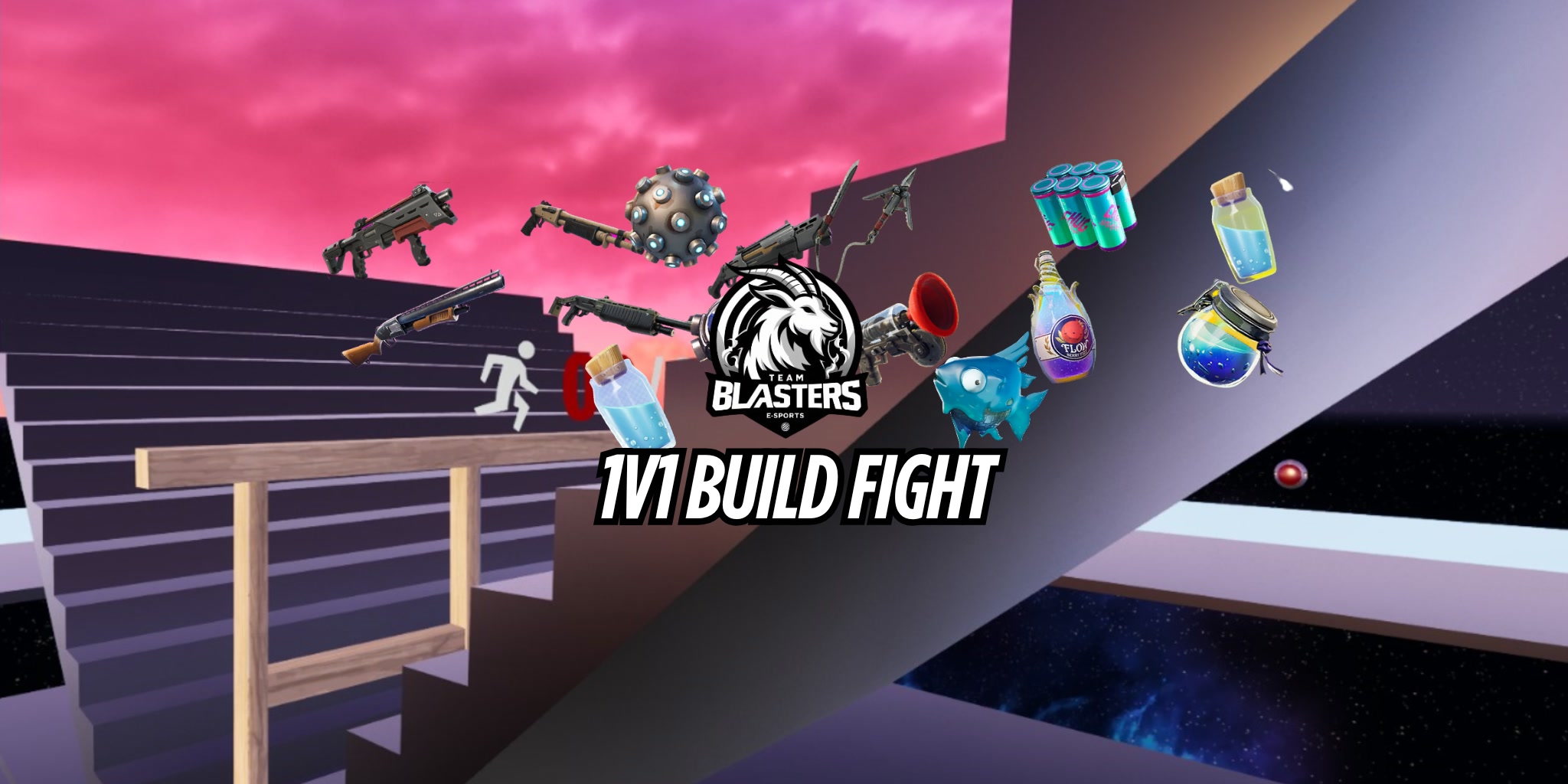 1v1 build fight [1.0.5] 0743-1393-4834 by teamblasters - Fortnite Creative Map Code - Fortnite.GG