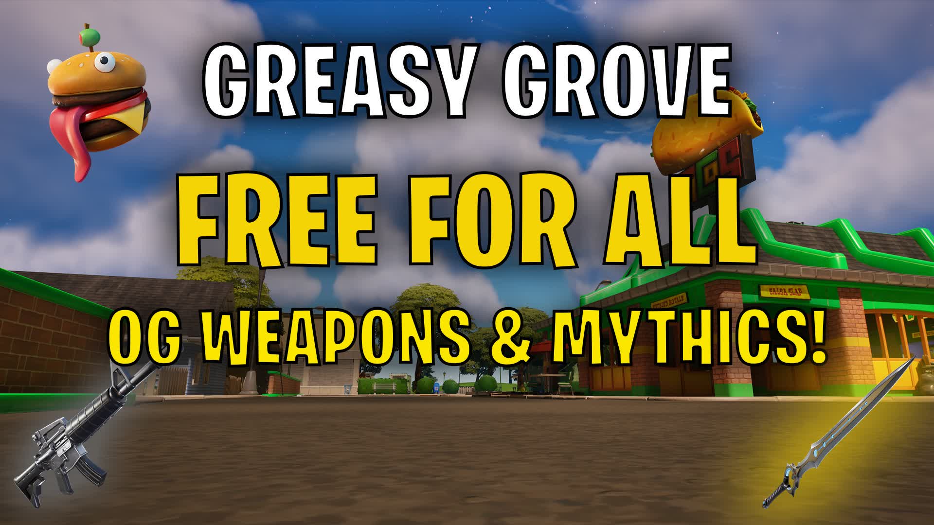 Greasy Grove Pit ️ Zero Build💥FFA 4614-5538-1857 by biiglyss - Fortnite Creative Map Code ...