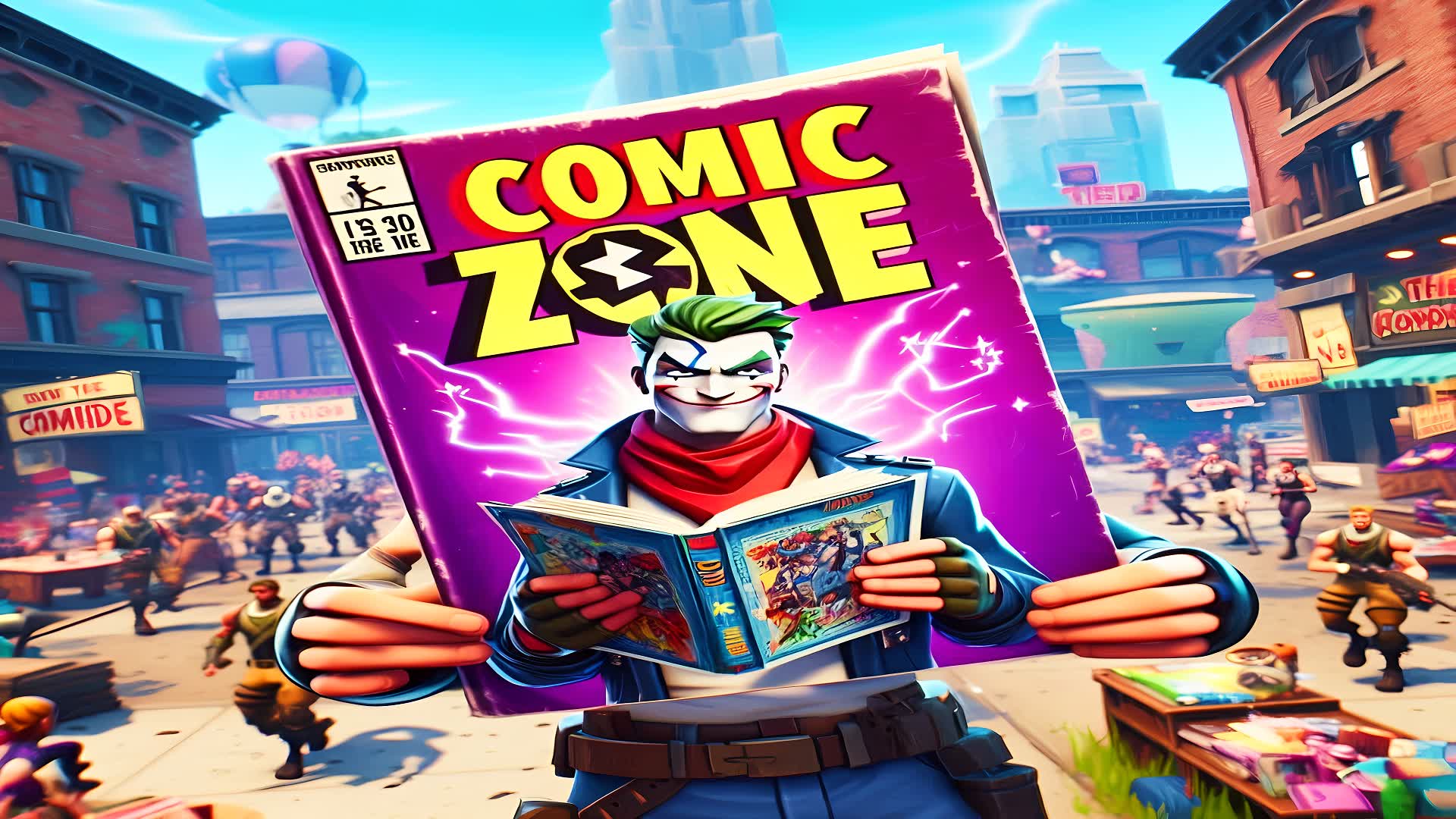 TILTED 🏙 COMIC ZONE 🤡 7204-7457-6259 by dermera2381981 - Fortnite Creative Map Code - Fortnite.GG