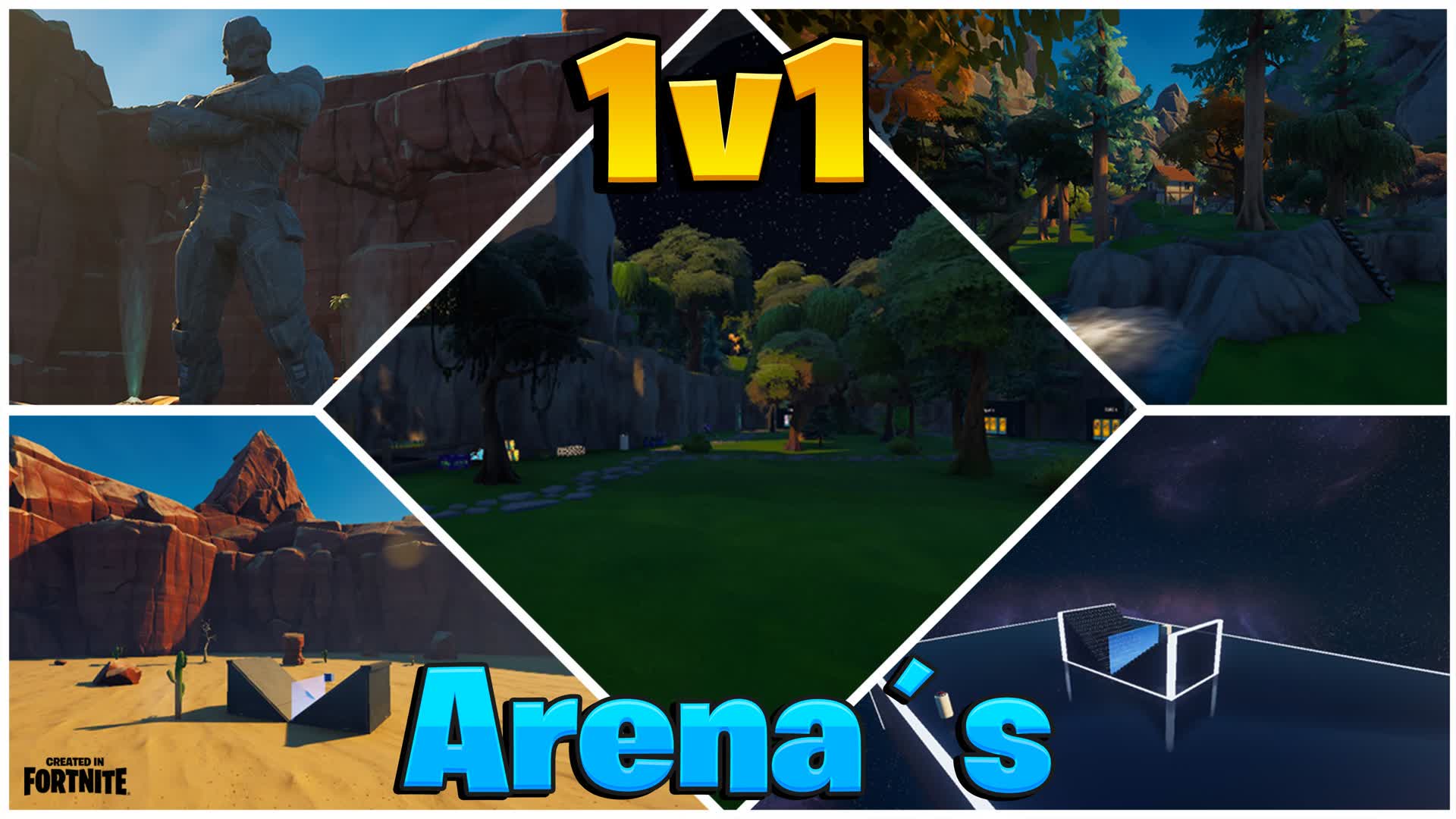 1v1 und Kampf Arenas DE 1255-8724-6935 by buildup - Fortnite Creative Map Code - Fortnite.GG