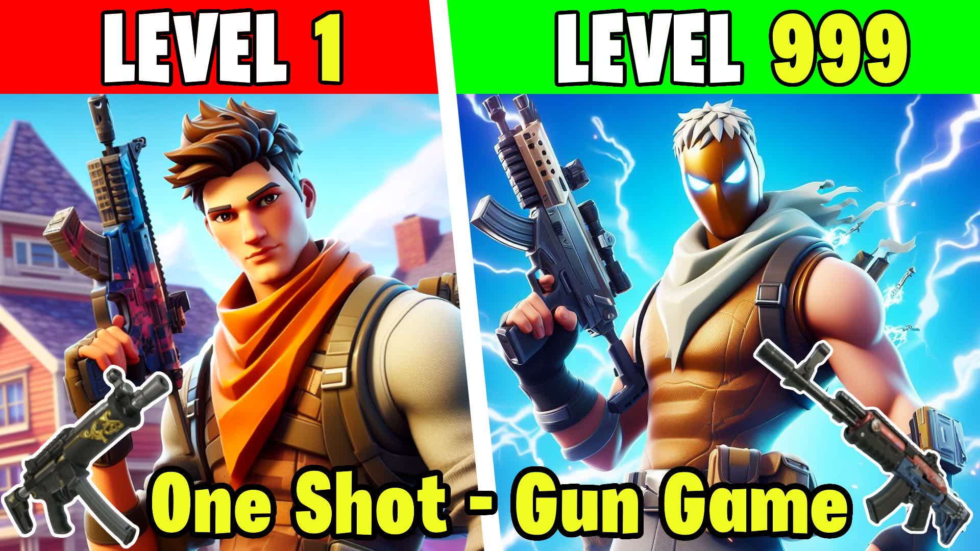 💥OOF!💥 GUN GAME - ONE SHOT! 2625-5553-5924 by clickcreates - Fortnite ...