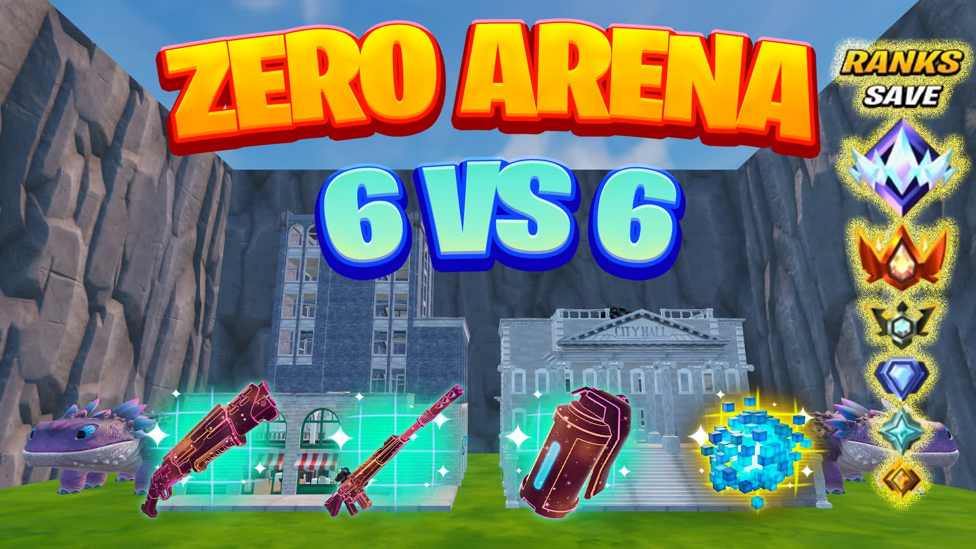 ZERO ARENA 6065-1401-7350 by eagg - Fortnite Creative Map Code - Fortnite.GG