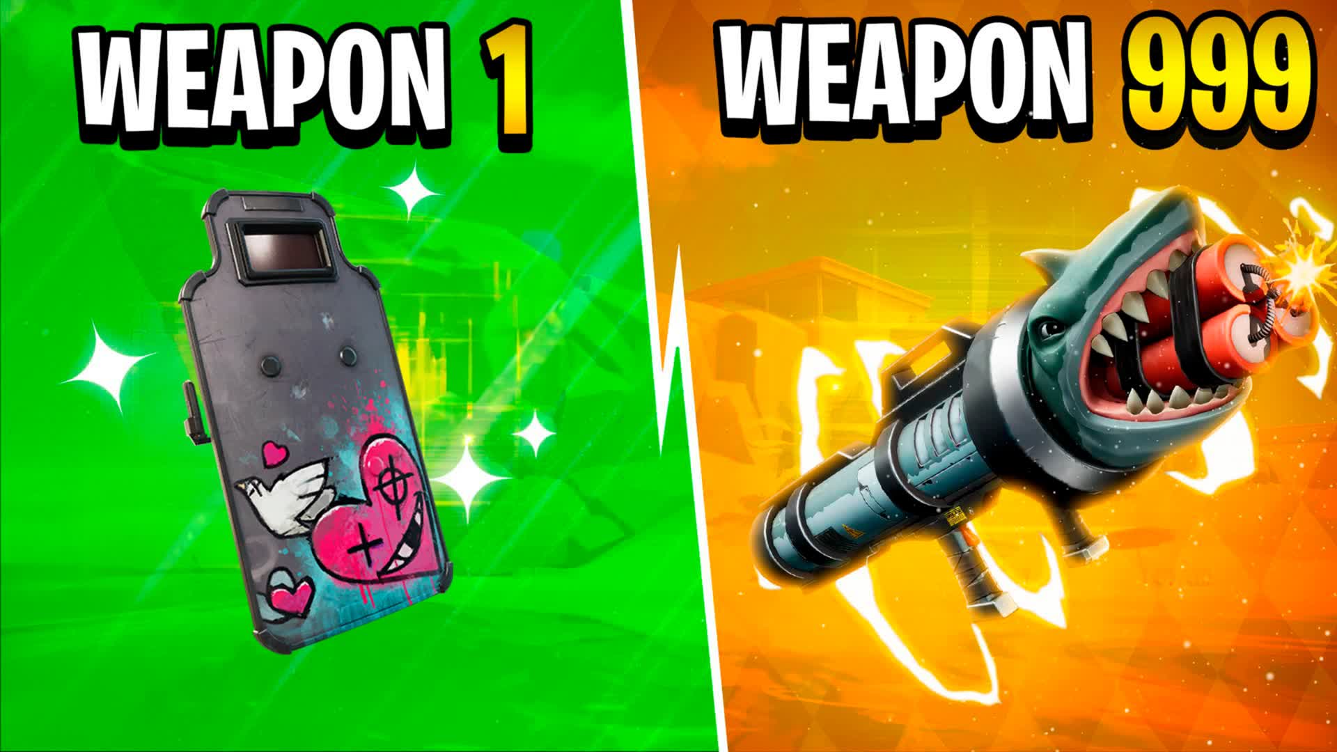 THE SHARK GUN GAME🦈 7342-7443-3854 by tstr - Fortnite Creative Map Code ...