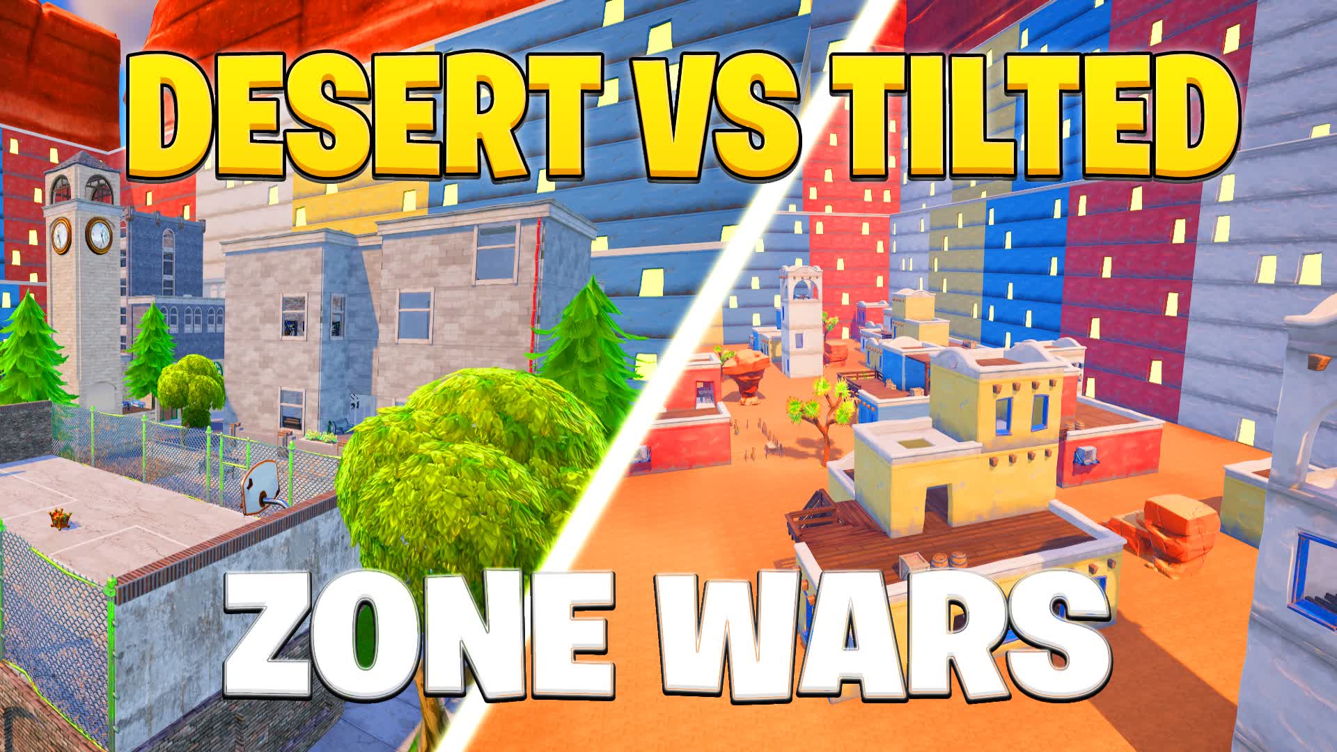 DESERT VS TILTED ZONE WARS 1426-1205-5416 by alegab - Fortnite