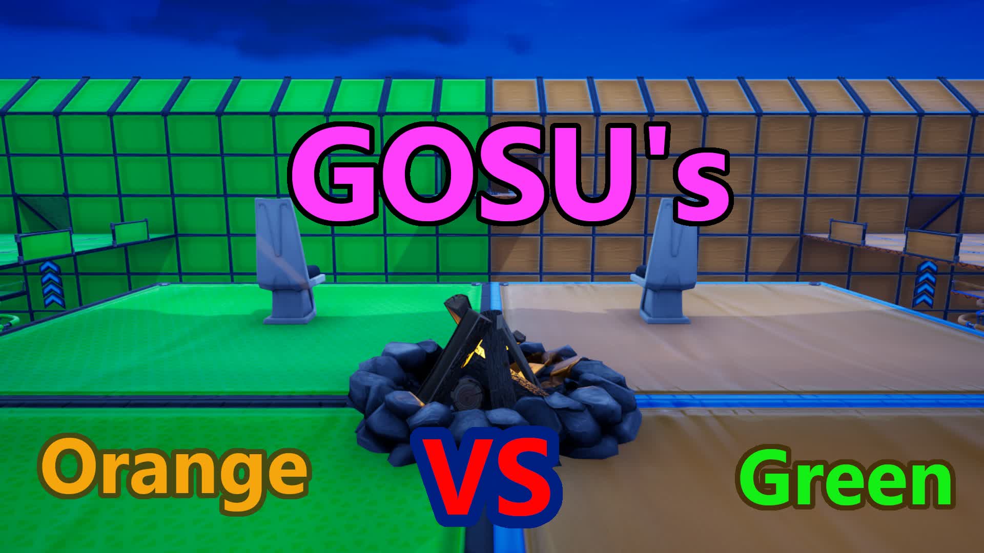 GOSU Orange VS Green 1467-8208-2143 by dev_dalgona - Fortnite Creative ...