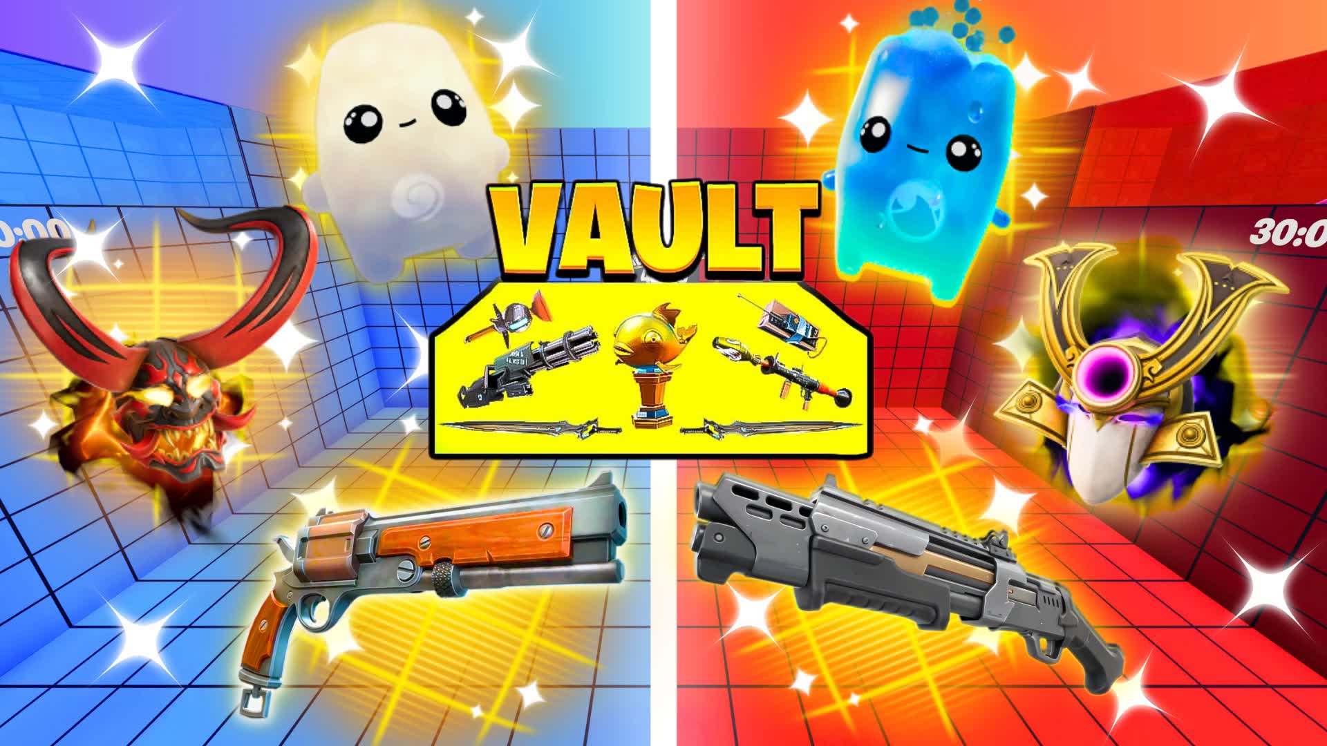 ULTRA RED VS BLUE 🔴🔵 5915-1545-0474 by ghostjeezx - Fortnite Creative Map Code - Fortnite.GG