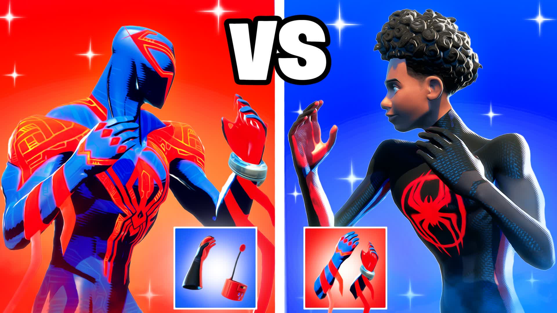 🕷️ MILES MORALES VS SPIDER 2099 🕷 2472-3088-3160 by poubelle - Fortnite ...