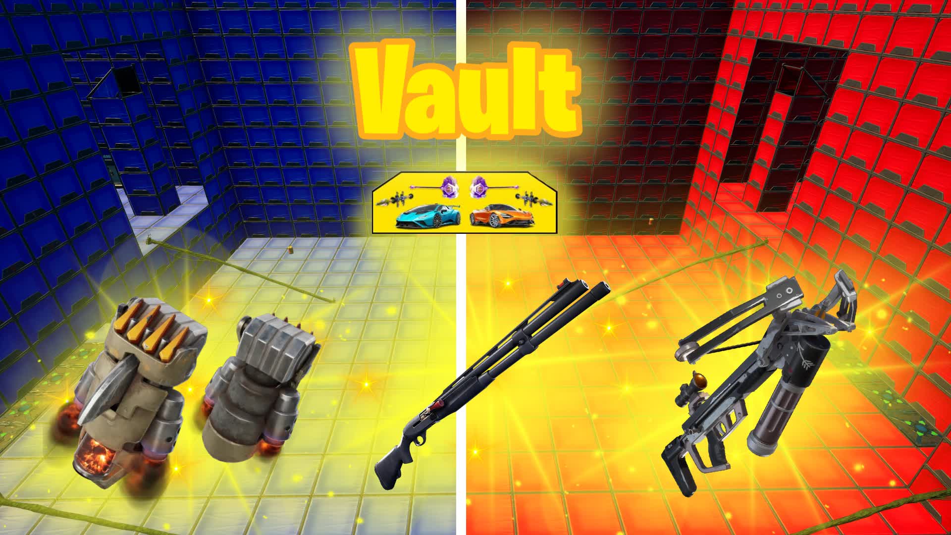 INSANE RED VS BLUE 🔴🔵 4496-2320-2065 by creeduefn - Fortnite Creative Map Code - Fortnite.GG