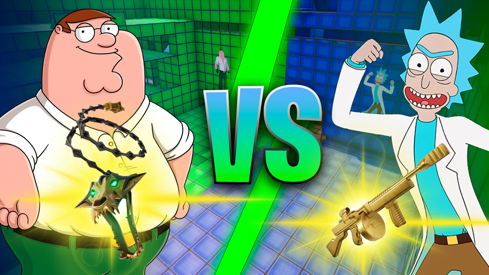 RICK BLUE VS PETER GREEN 👑 2191-6566-8839 by dextfn - Fortnite Creative ...