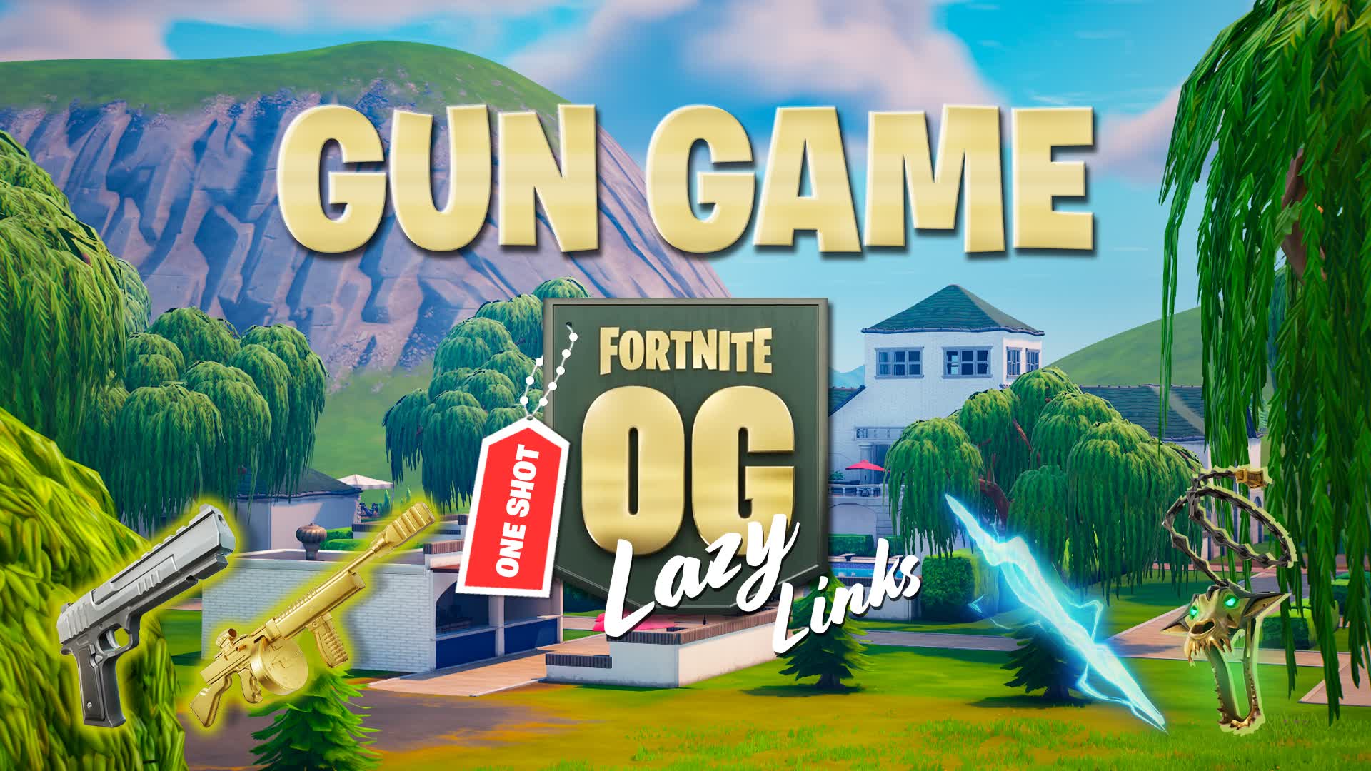 🏌️ LAZY GUN GAME ONE SHOT 🎯 6210-7557-4666 by spaze - Fortnite Creative Map Code - Fortnite.GG