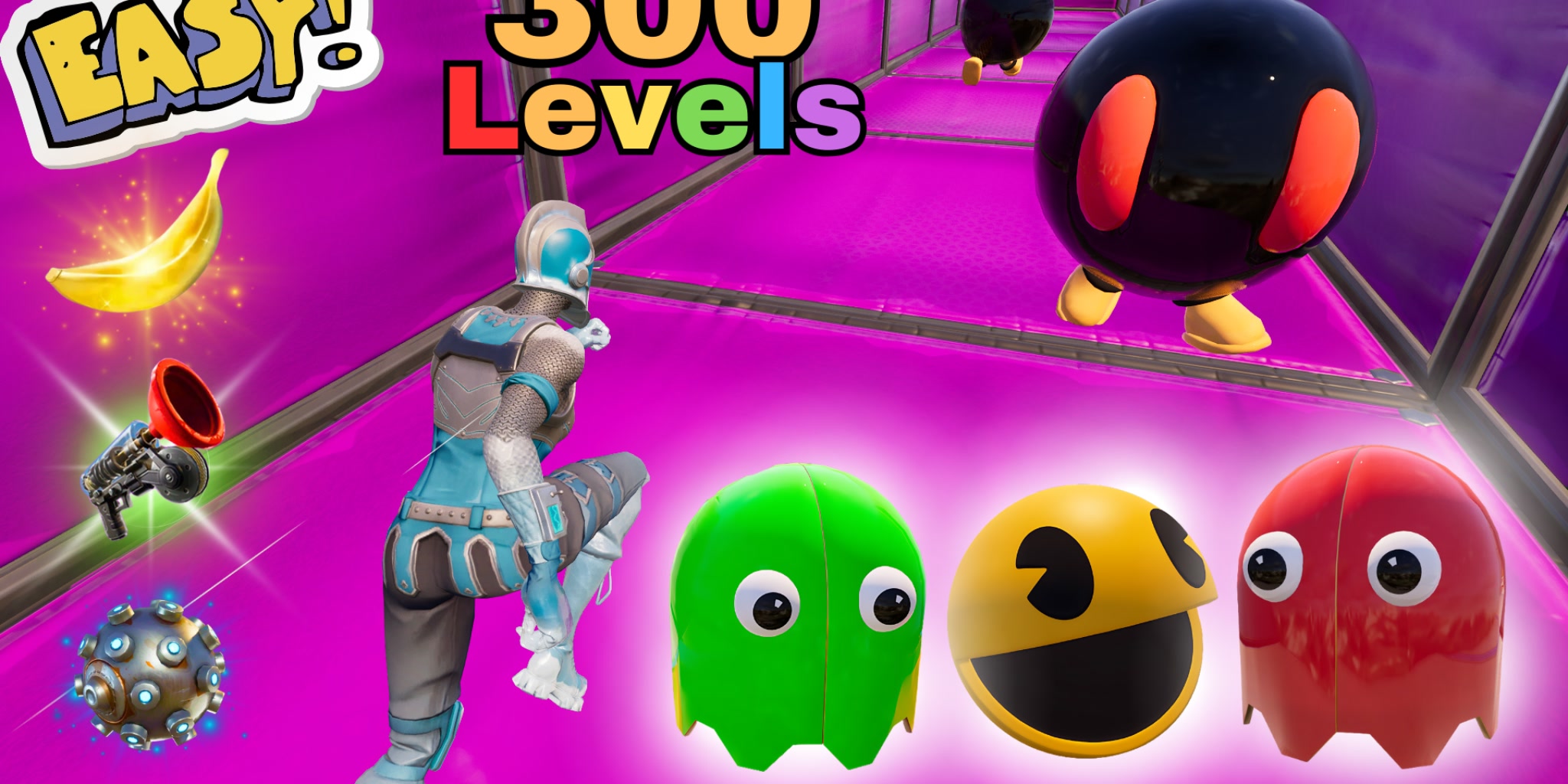 🫠PAC-MAN DEFAULT PARKOUR🫠 4816-2569-0964 by hexu - Fortnite Creative ...