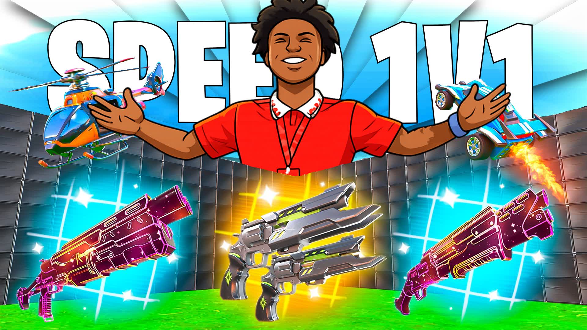 SPEED 1V1 ALL GUNS & VEHICLES 0376-7469-5612 by thegoatdofian - Fortnite Creative Map Code ...