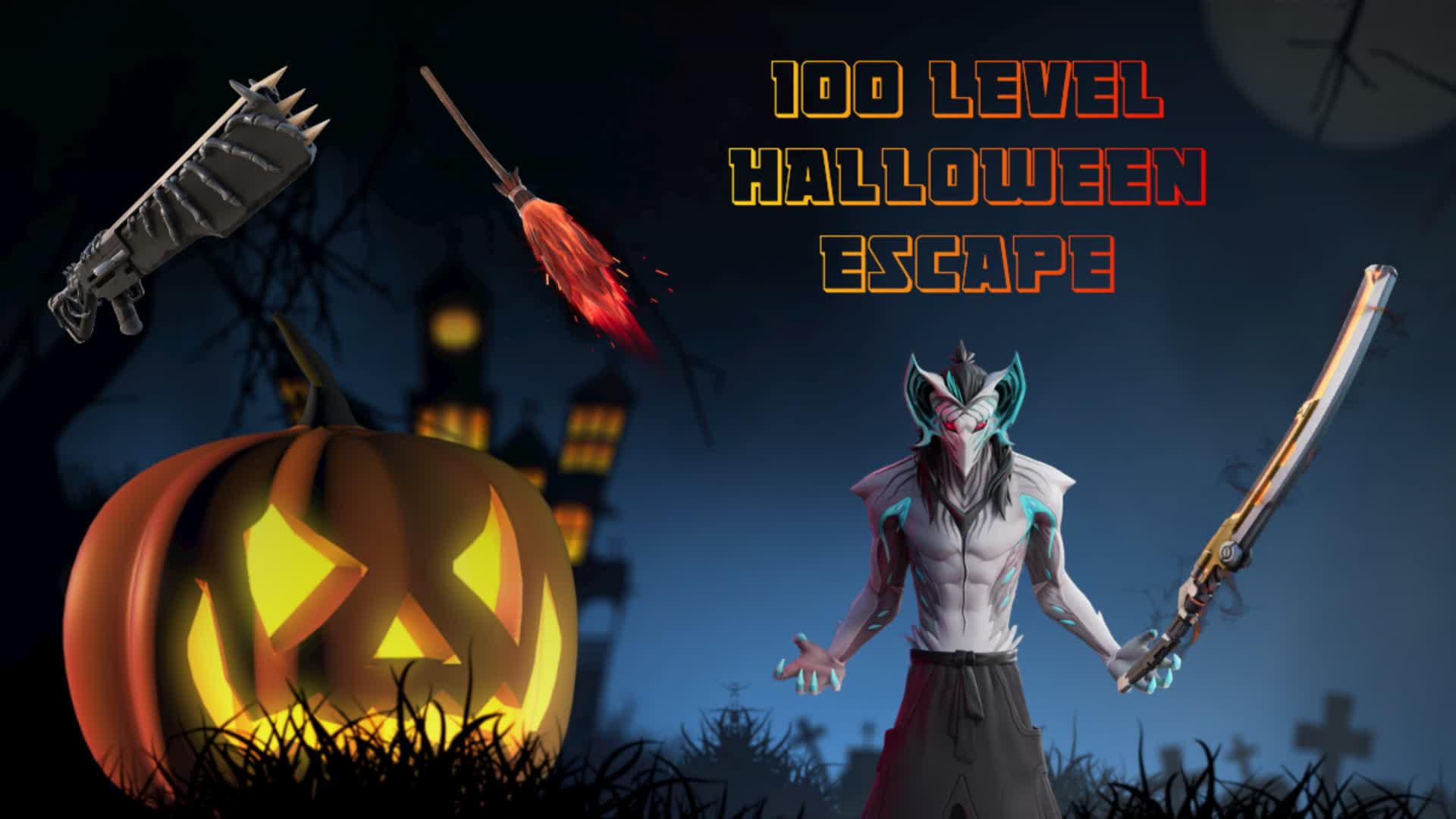 100 Level Halloween Escape 4472-3511-7732 by mark-rizz - Fortnite ...
