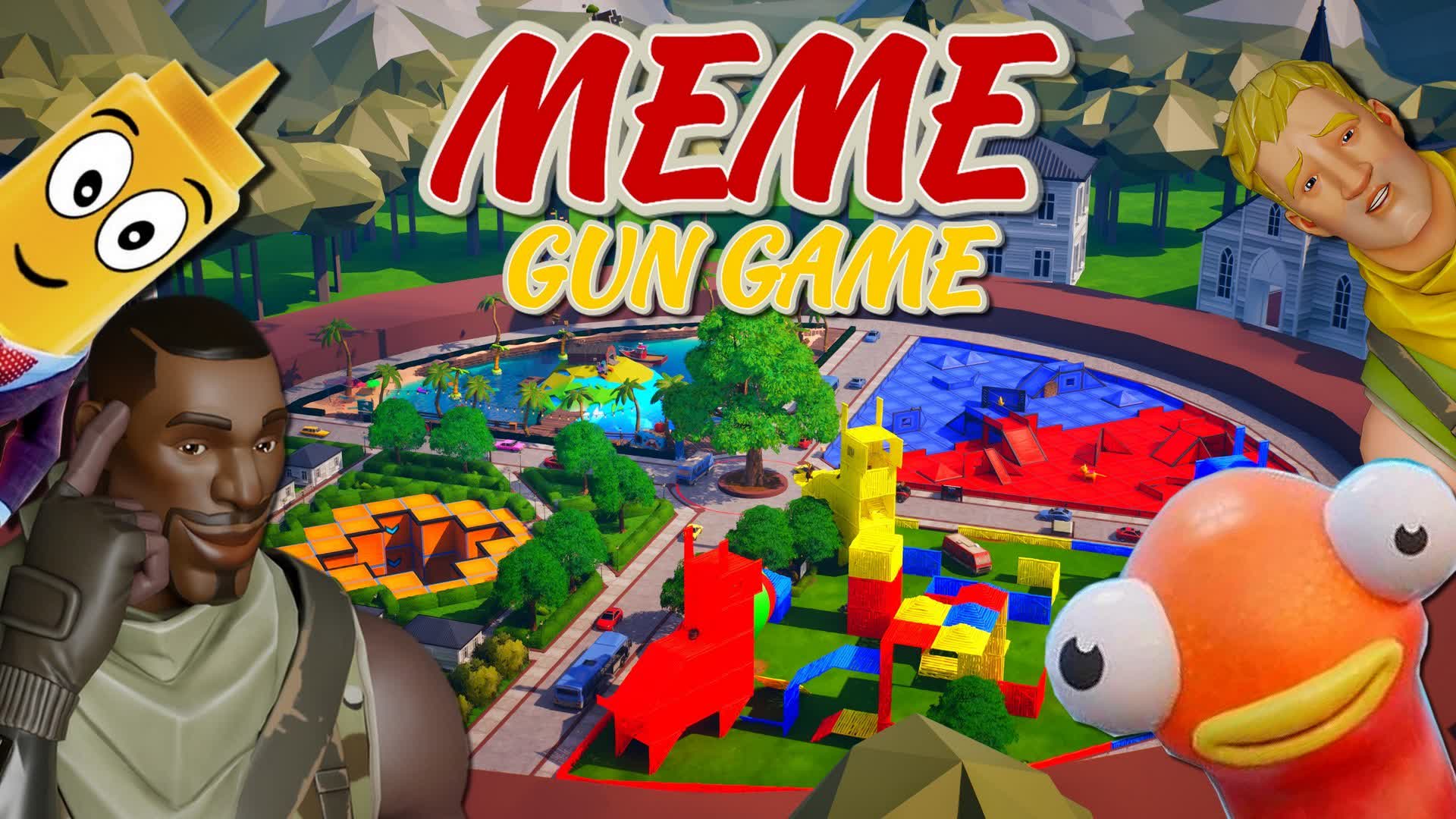 😎MEME GUN GAME🔫 4732-6349-1968 by marablind - Fortnite Creative Map ...