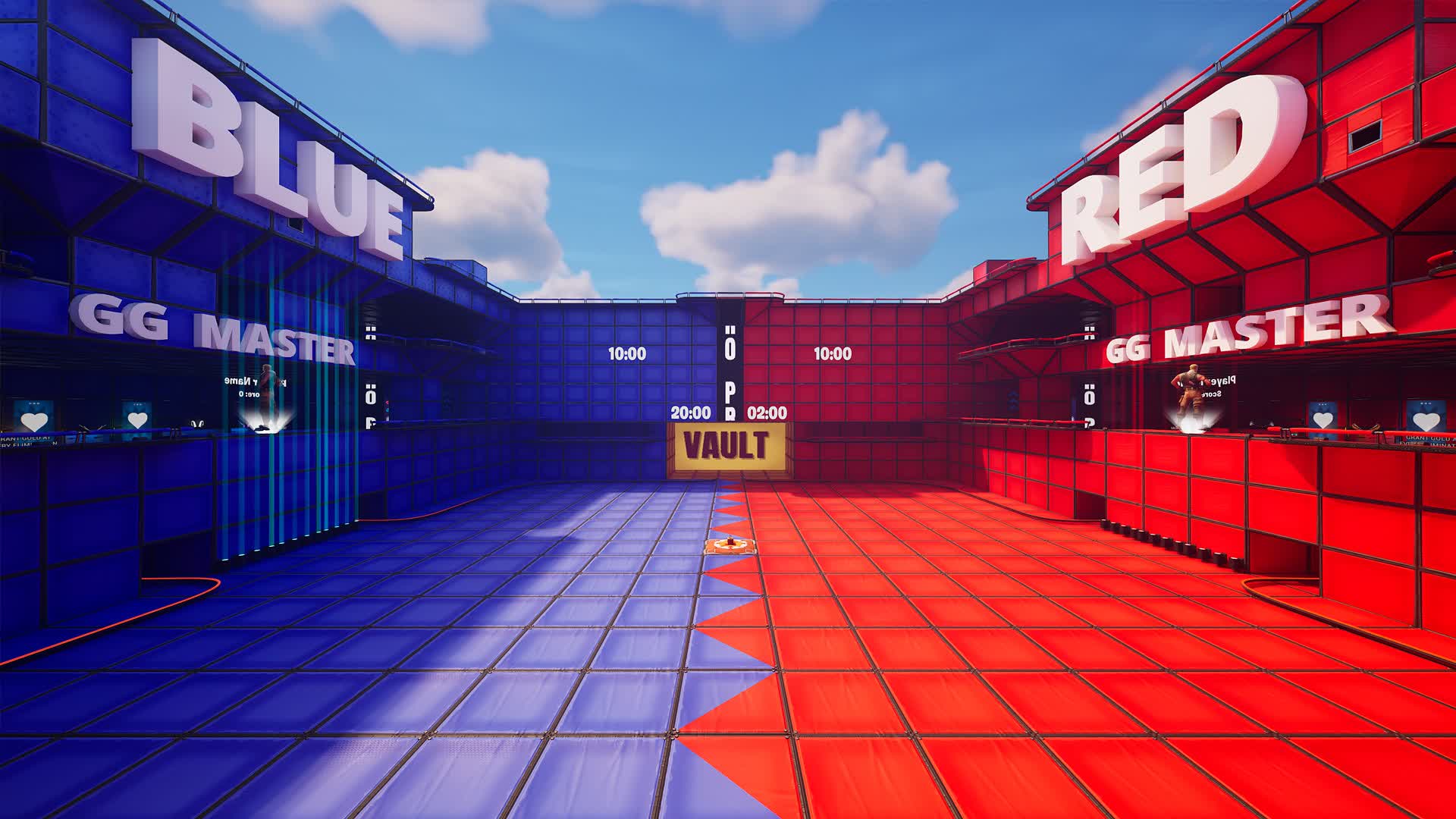 PRO RED VS BLUE 🔴🔵 2336-9834-2050 من ابتكار ggmaster - Fortnite