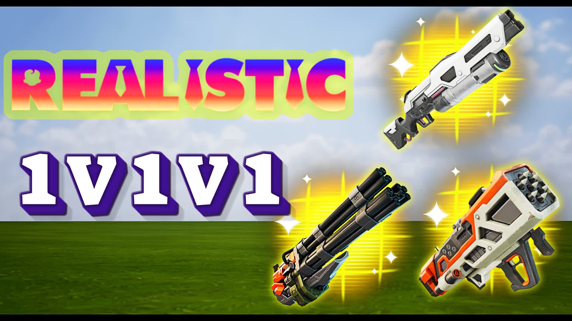1V1V1 Realistics Free For All 0951-2200-7052 by furyv7 - Fortnite Creative Map Code - Fortnite.GG