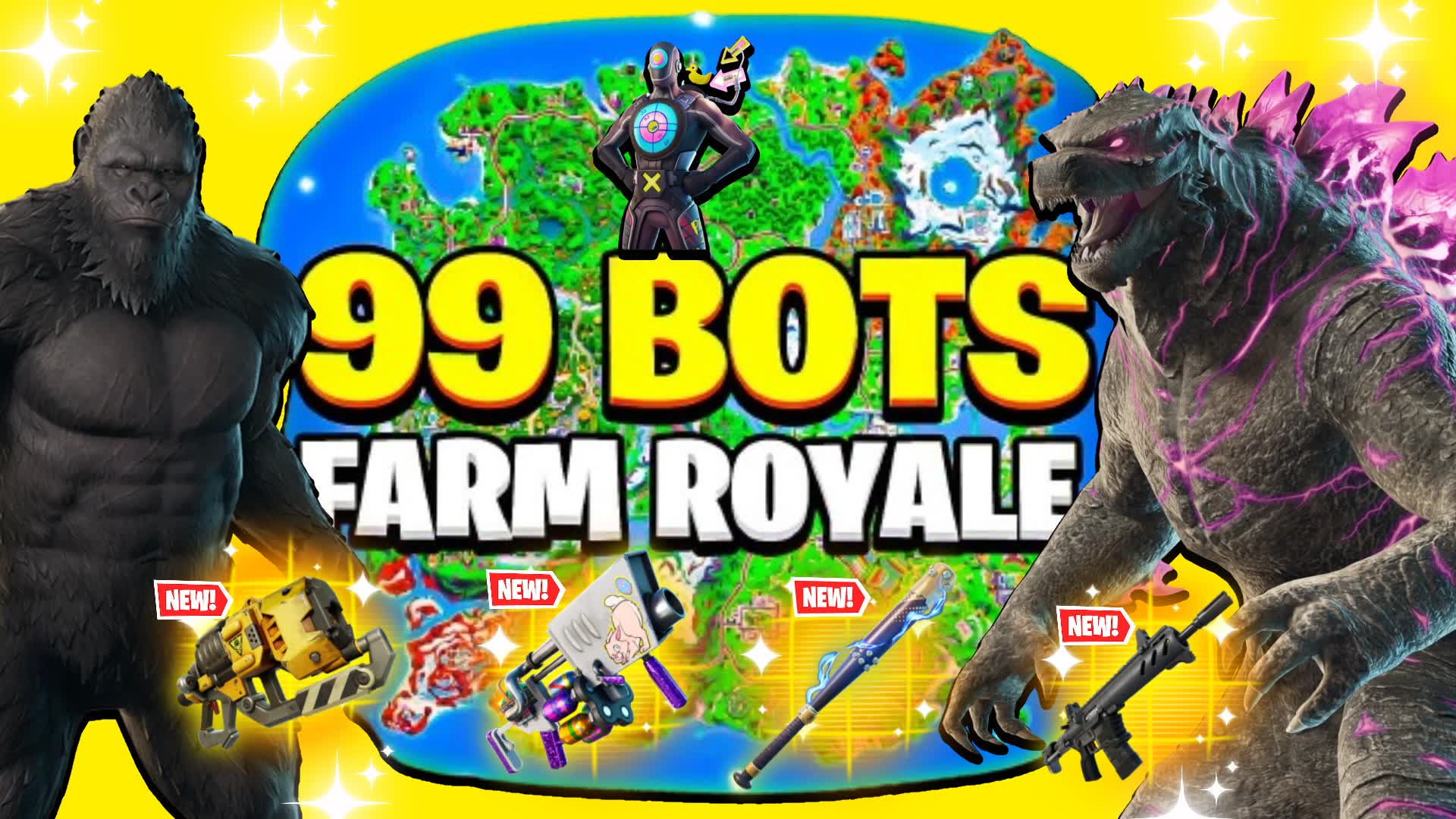 99 BOTS RANKED ALL GUNS - FREE FOR ALL 9216-6268-9736 by xptrendmap ...