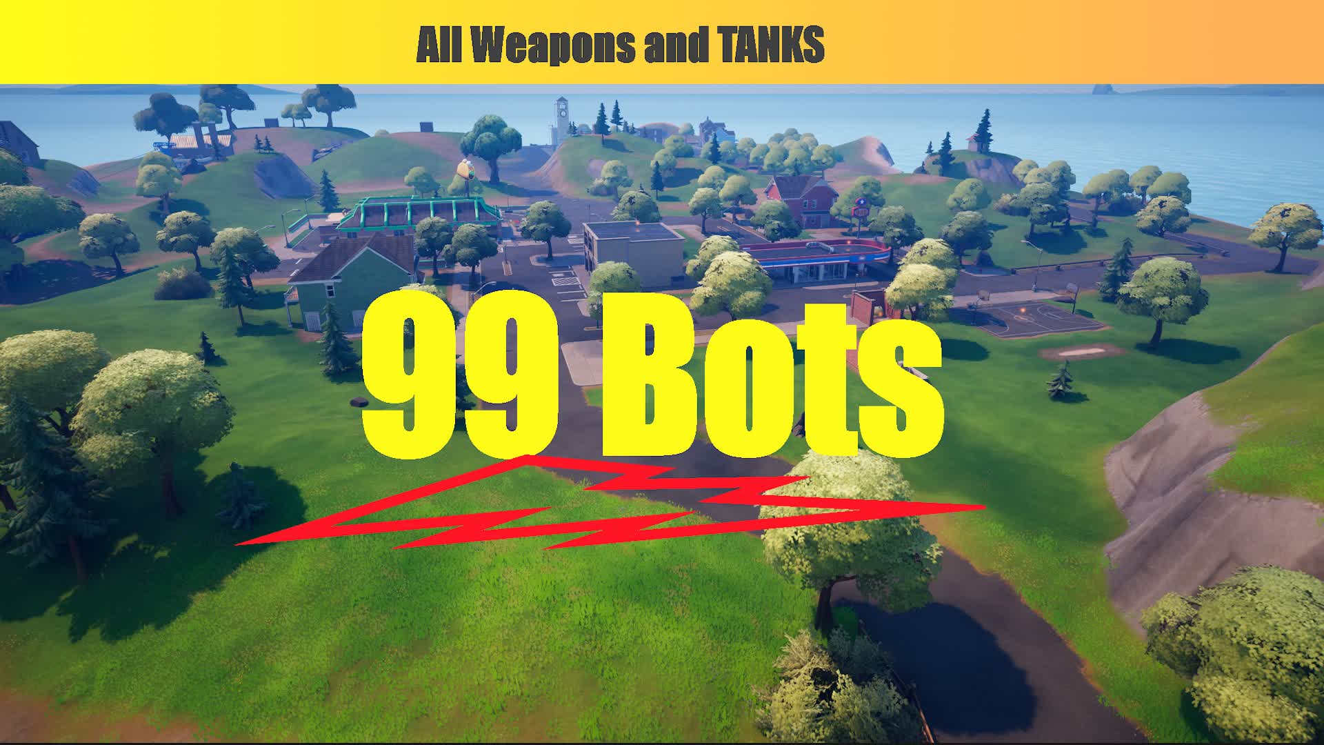 99 Bots All weapons and tanks 9167-3487-5758 by jezzmettez - Fortnite ...