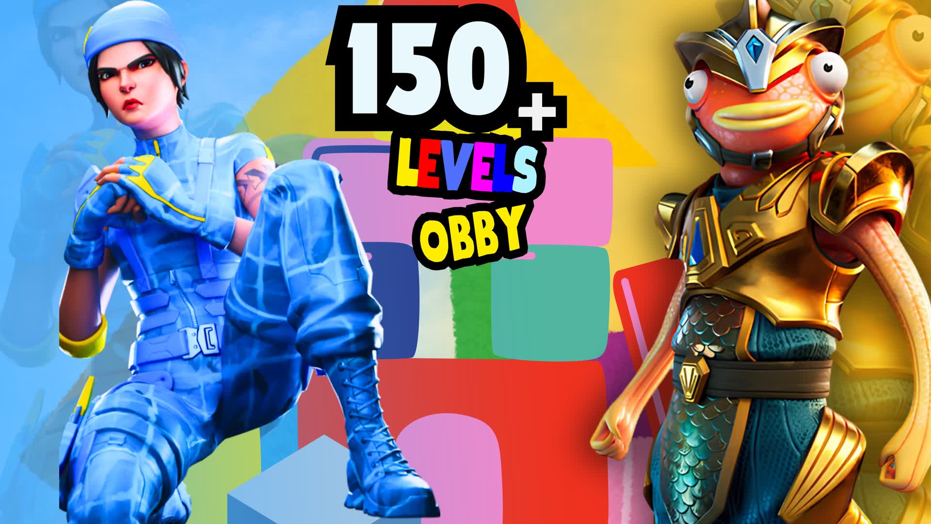 150 LEVEL OBBY PARKOUR 4672-2177-3230 by vree - Fortnite Creative Map ...