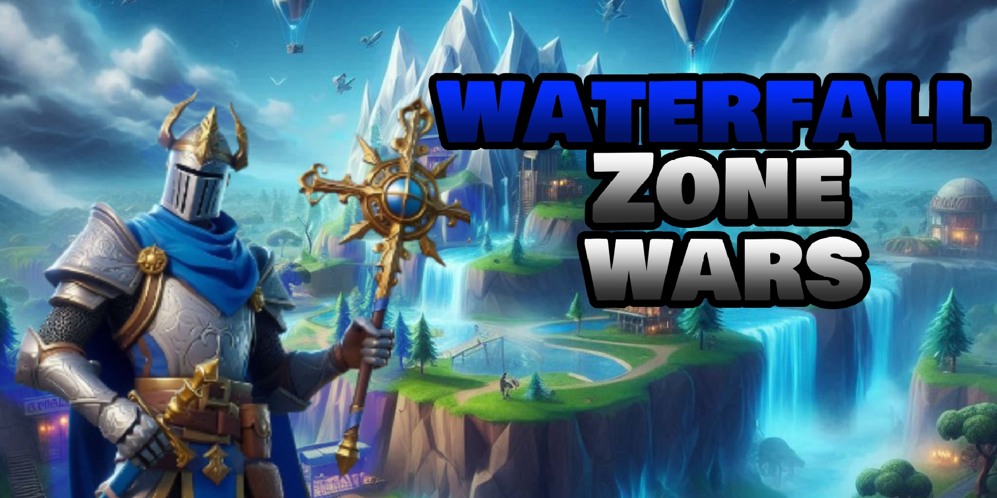 Waterfall Zone Wars! 1921-0128-0573 by tylerpwr - Fortnite Creative Map ...