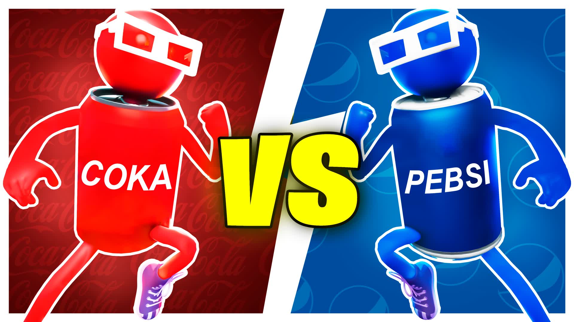 🔴 COKA-KOLA vs PEBSI 🔵 3090-6418-2945 by ums - Fortnite Creative Map ...