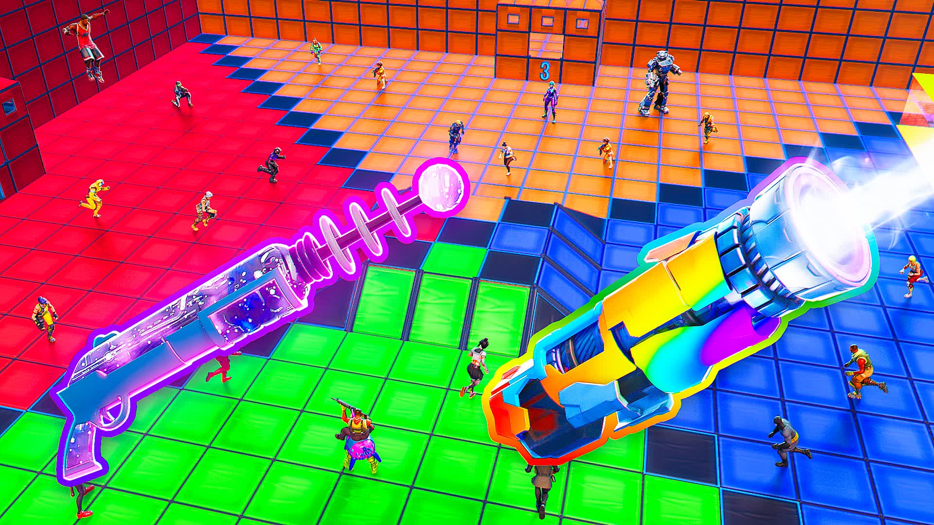 👑CRAZYY COLOR WARS🌈 5972-3985-7407 by notluc - Fortnite Creative Map ...