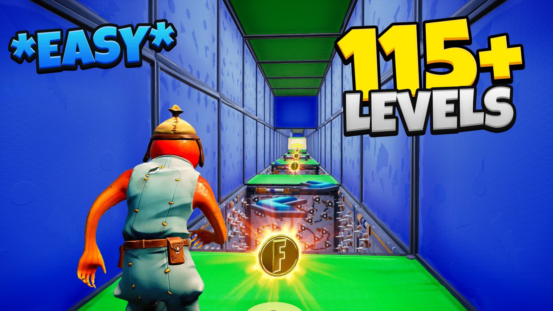 115+ LEVEL EASY DEATHRUN 🏆 4981-3430-0977 by raak - Fortnite Creative Map Code - Fortnite.GG