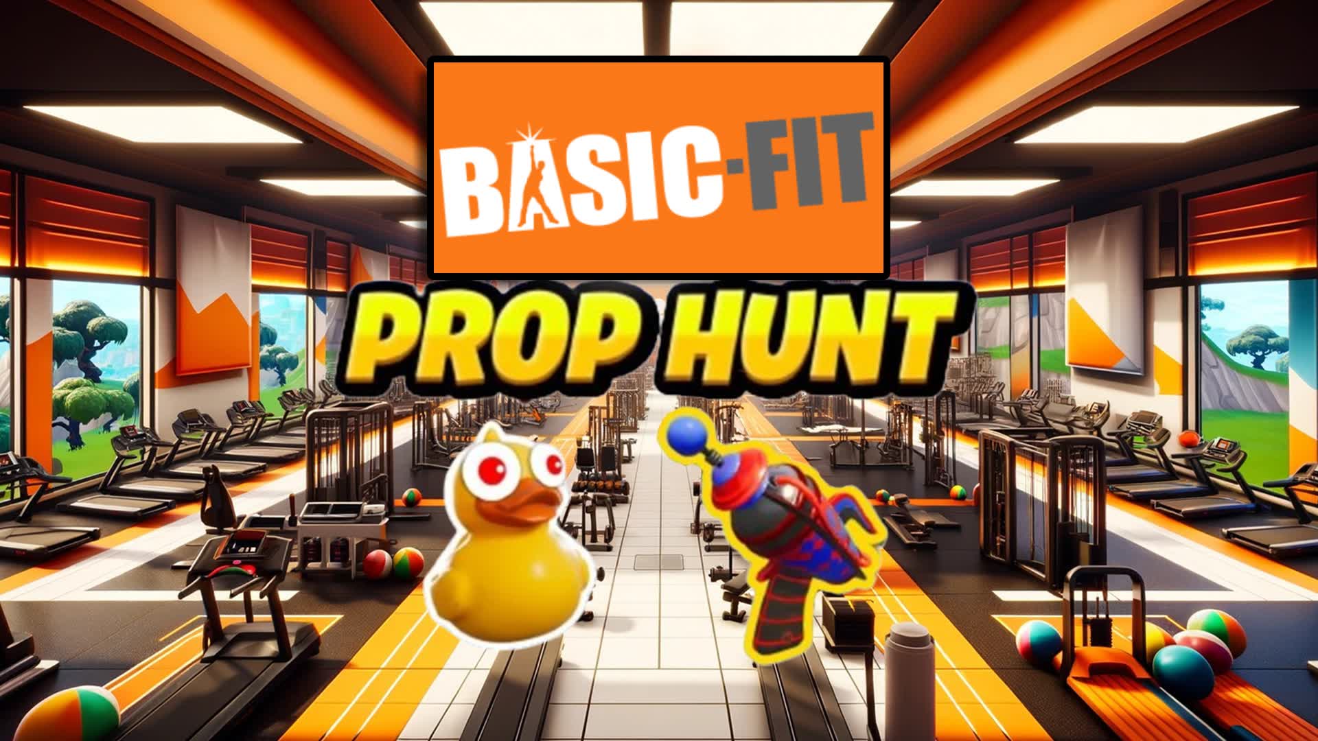 BASIC FIT PROP HUNT 🏅 7101-1186-4766 by bigbody - Fortnite Creative Map ...