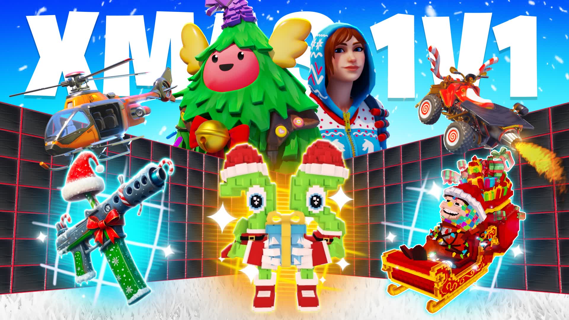 XMAS 1V1 ALL GUNS & RIDES - CHRISTMAS 7976-9736-0987 by yovo - Fortnite