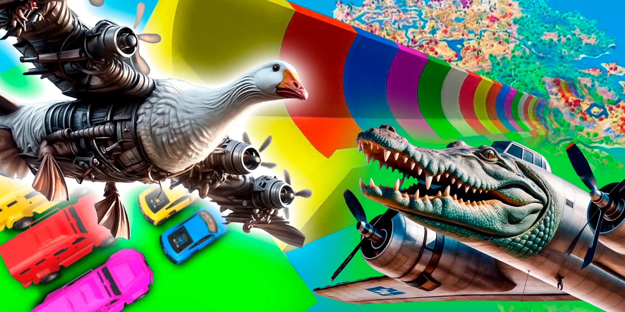 🐊Brainrot Mega Ramp🦆 5950-6515-5438 by bobasava - Fortnite Creative Map Code - Fortnite.GG