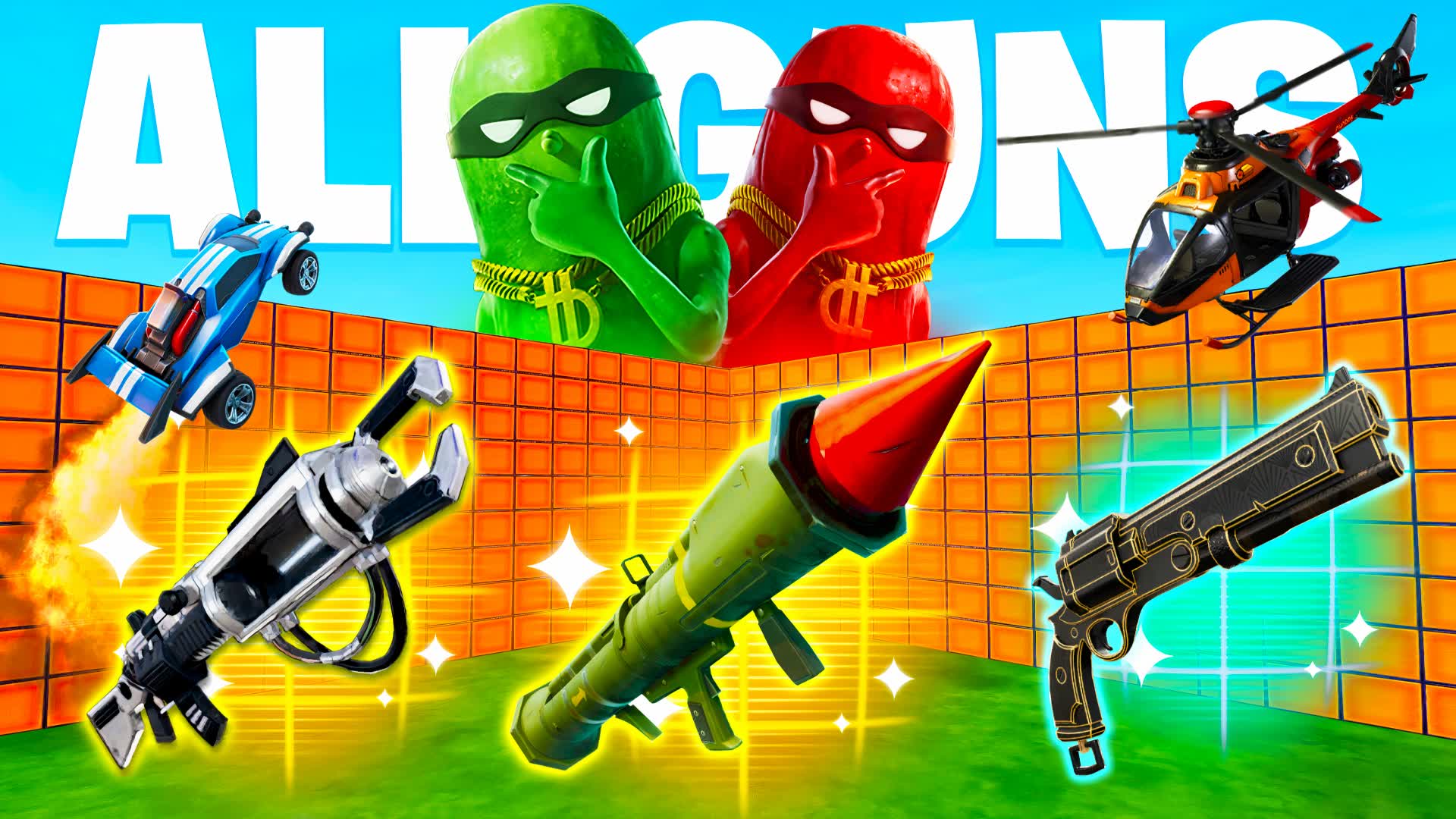 1V1 WITH EVERY GUN & ALL VEHICLES 5849-5031-2407 by iggyyu - Fortnite Creative Map Code ...