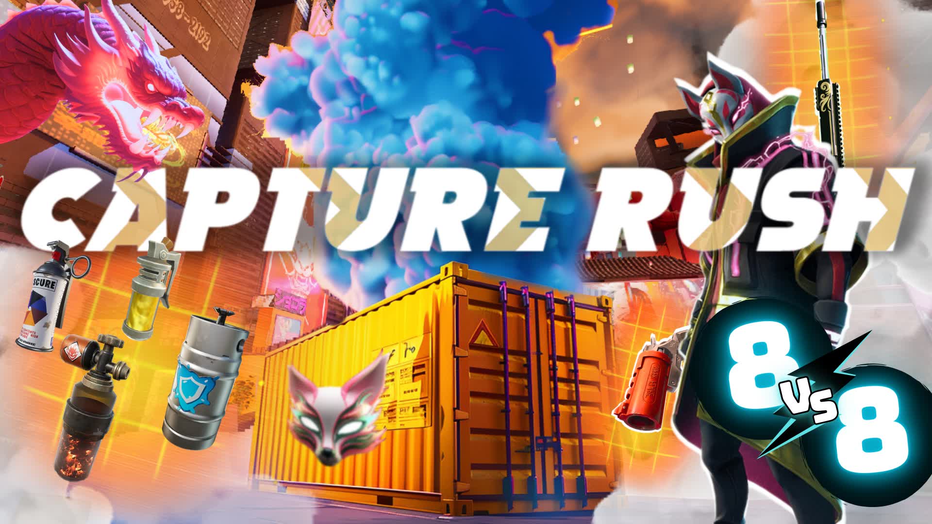 🚀ULTIMATE CAPTURE RUSH 🌇 2965-7358-1110 by nayture - Fortnite Creative ...