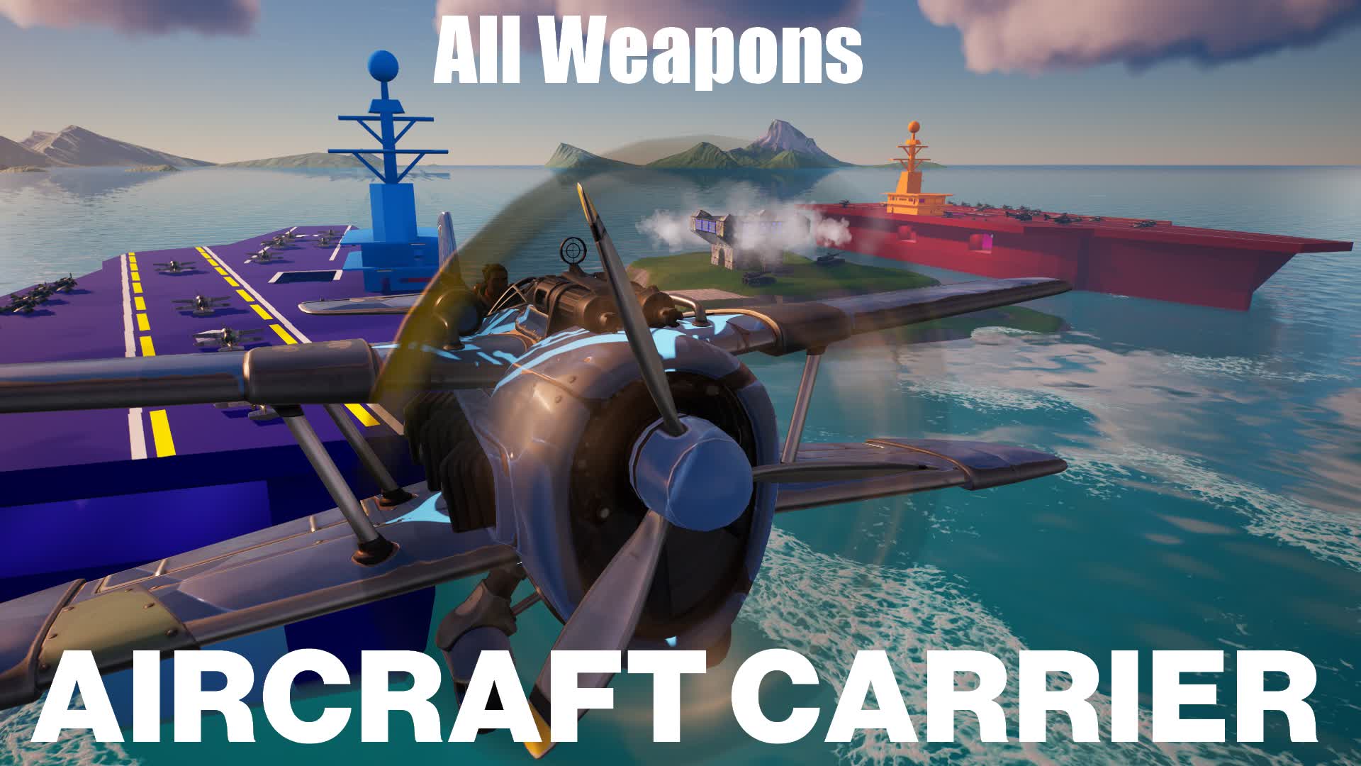 💯🔴RED VS BLUE🔵 Aircraft Carrier War 9970-1499-4160 by shinma - Fortnite ...