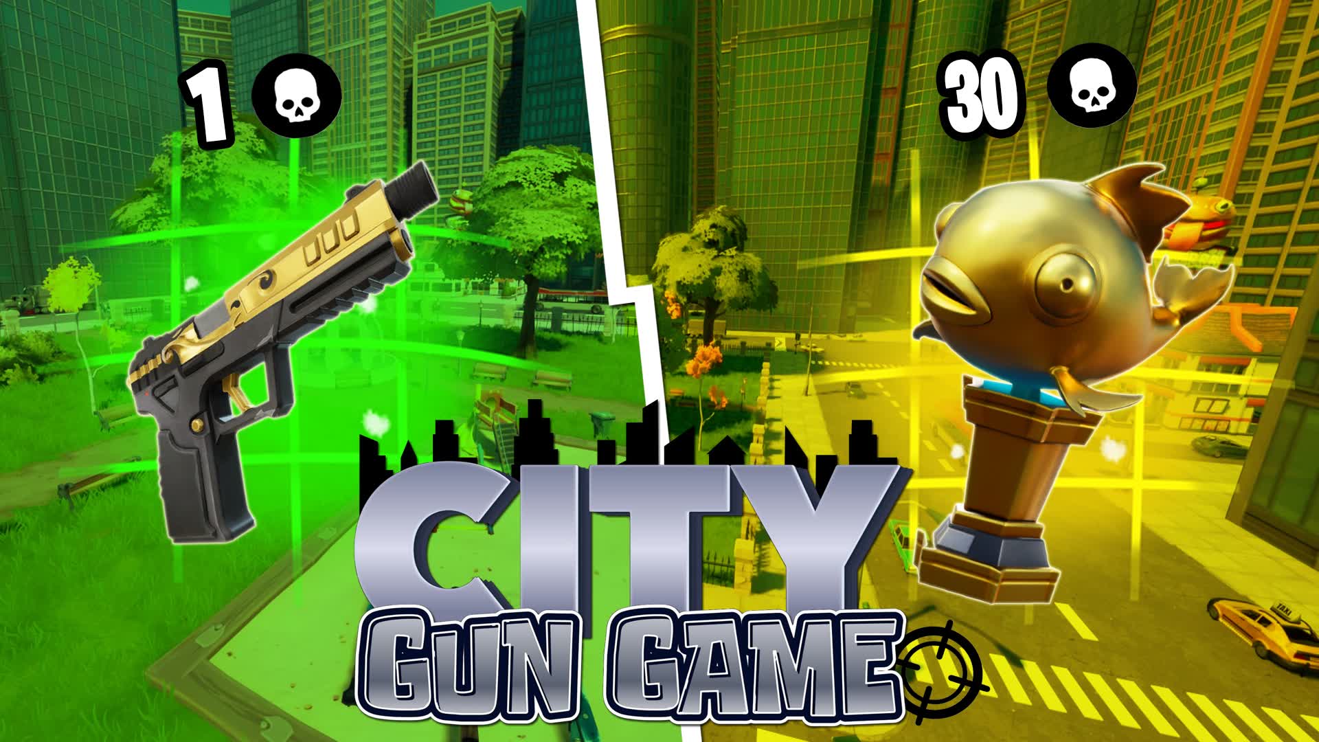 🏙️ CITY GUN GAME 🎯 2955-4374-1828 by maatheusgameer - Fortnite Creative ...