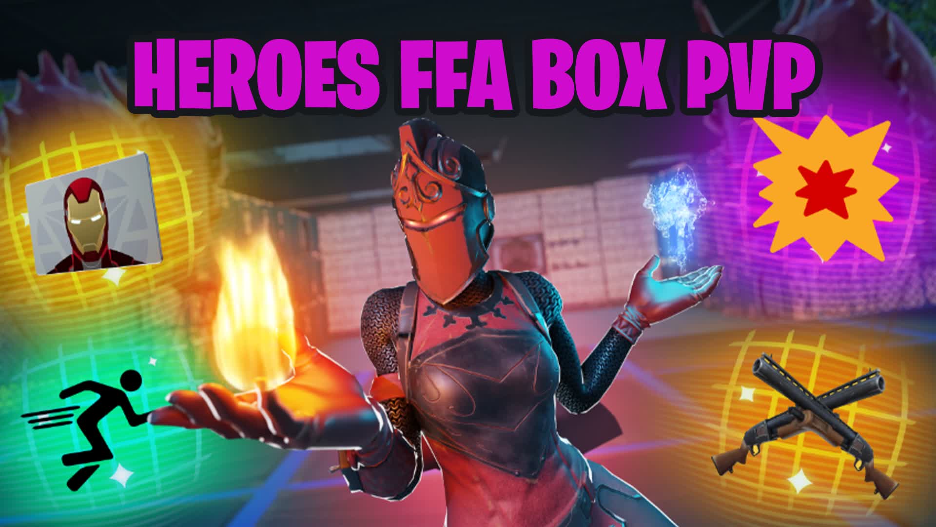 Heroes FFA BOX PVP 5493 7643 7775 By Martoz Fortnite Creative Map Heroes FFA BOX PVP 5493 7643 7775 By Martoz Fortnite Creative Map
