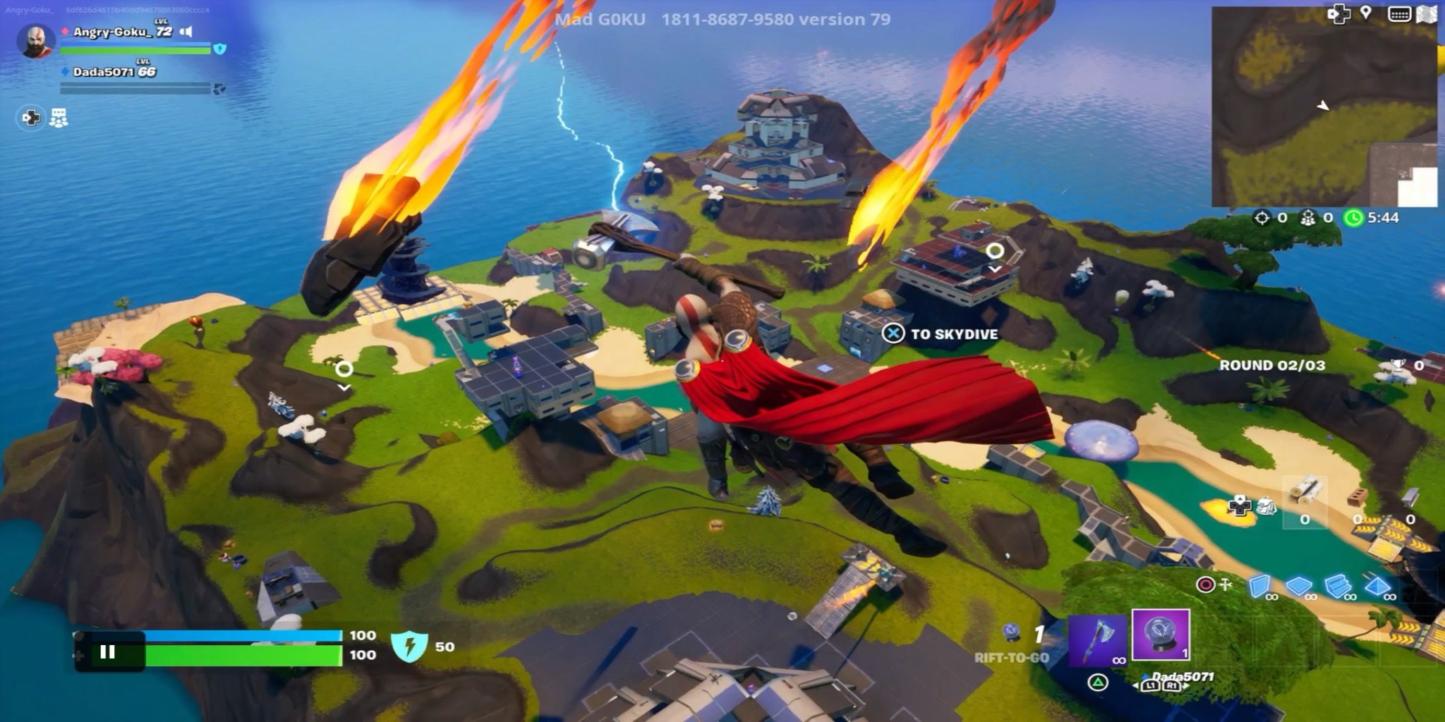 Kratos island God of war 4271-4793-6308 by angrygoku - Fortnite ...