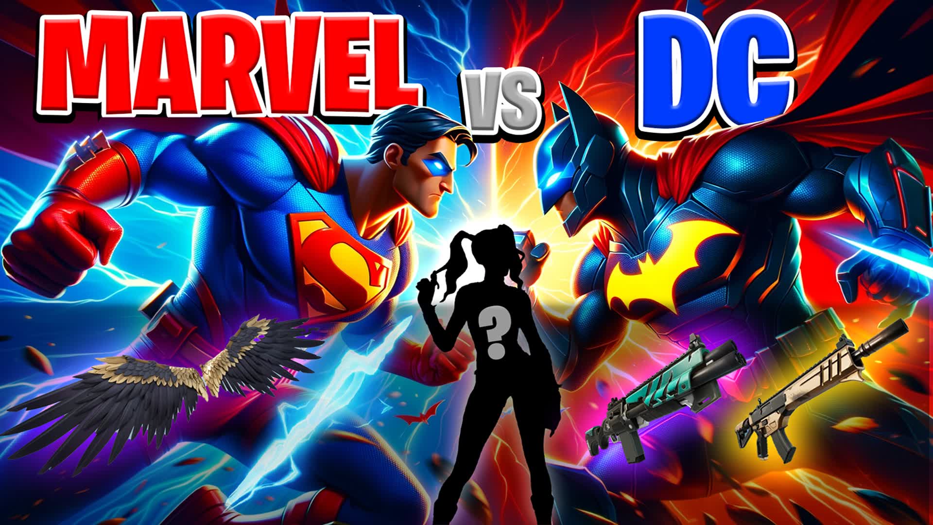 🔴MARVEL VS DC 🔵 1898-6133-0060 by f2young - Fortnite Creative Map Code - Fortnite.GG