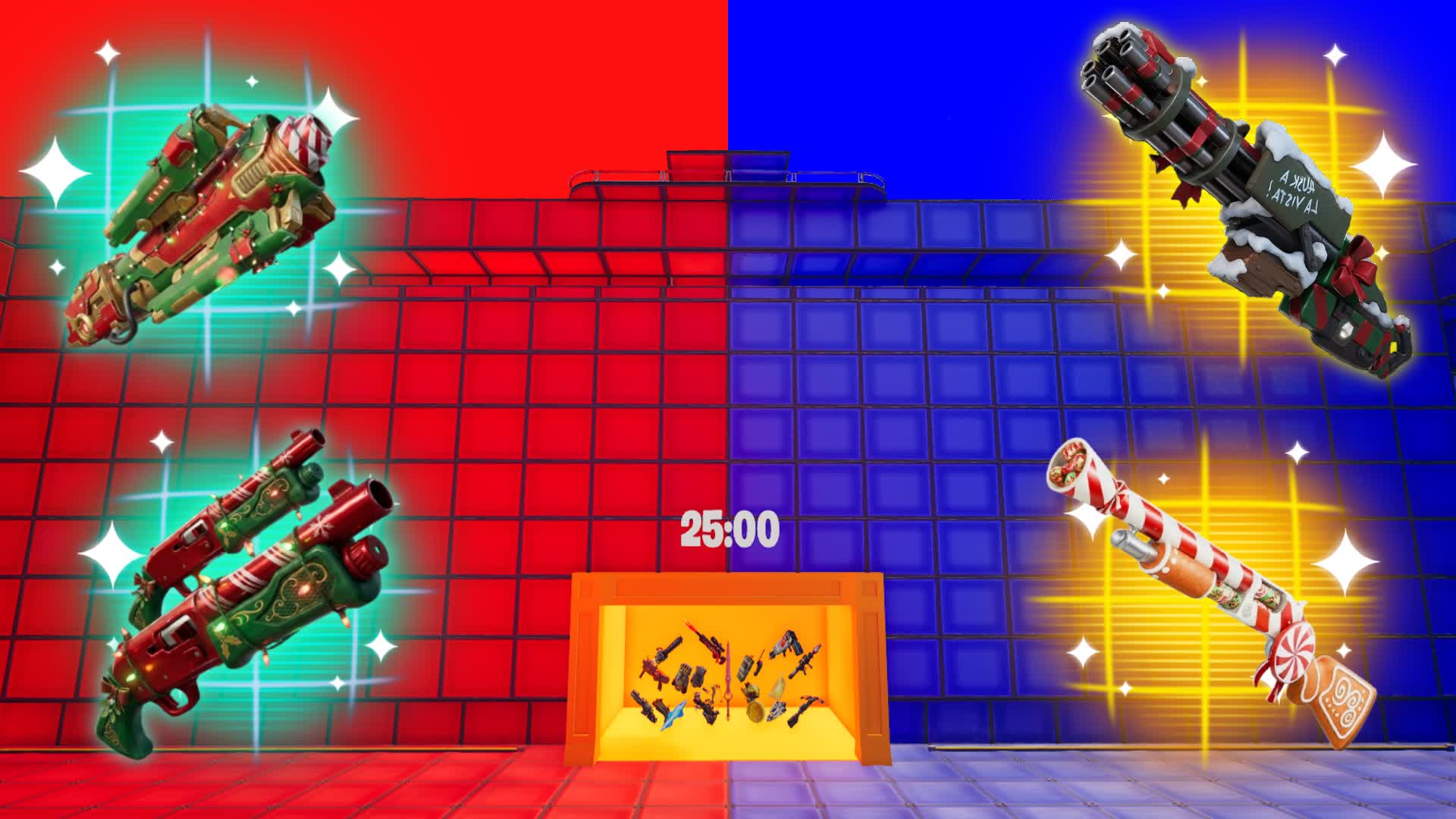 CRAZY WINTER RED VS BLUE ️ 5127-5437-9330 by stason - Fortnite