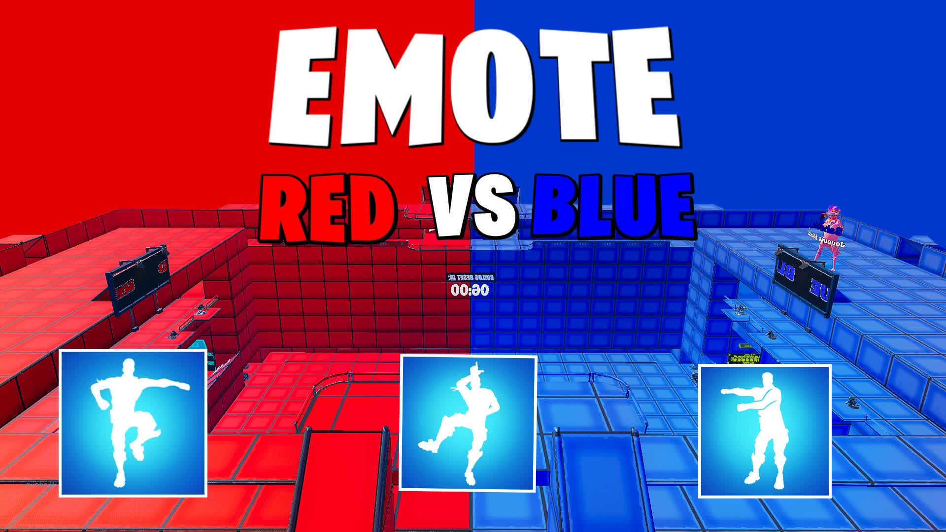 EMOTE RED VS BLUE 🔴🔵 4680-5333-4504 by benjamin.fn - Fortnite Creative ...