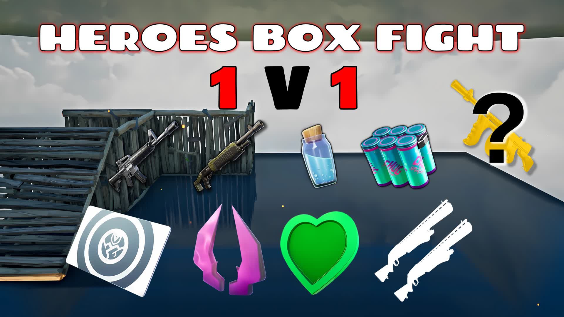 1v1 HEROES BOX FIGHTS 🦸 2337-2313-3488 by fnworld - Fortnite Creative ...