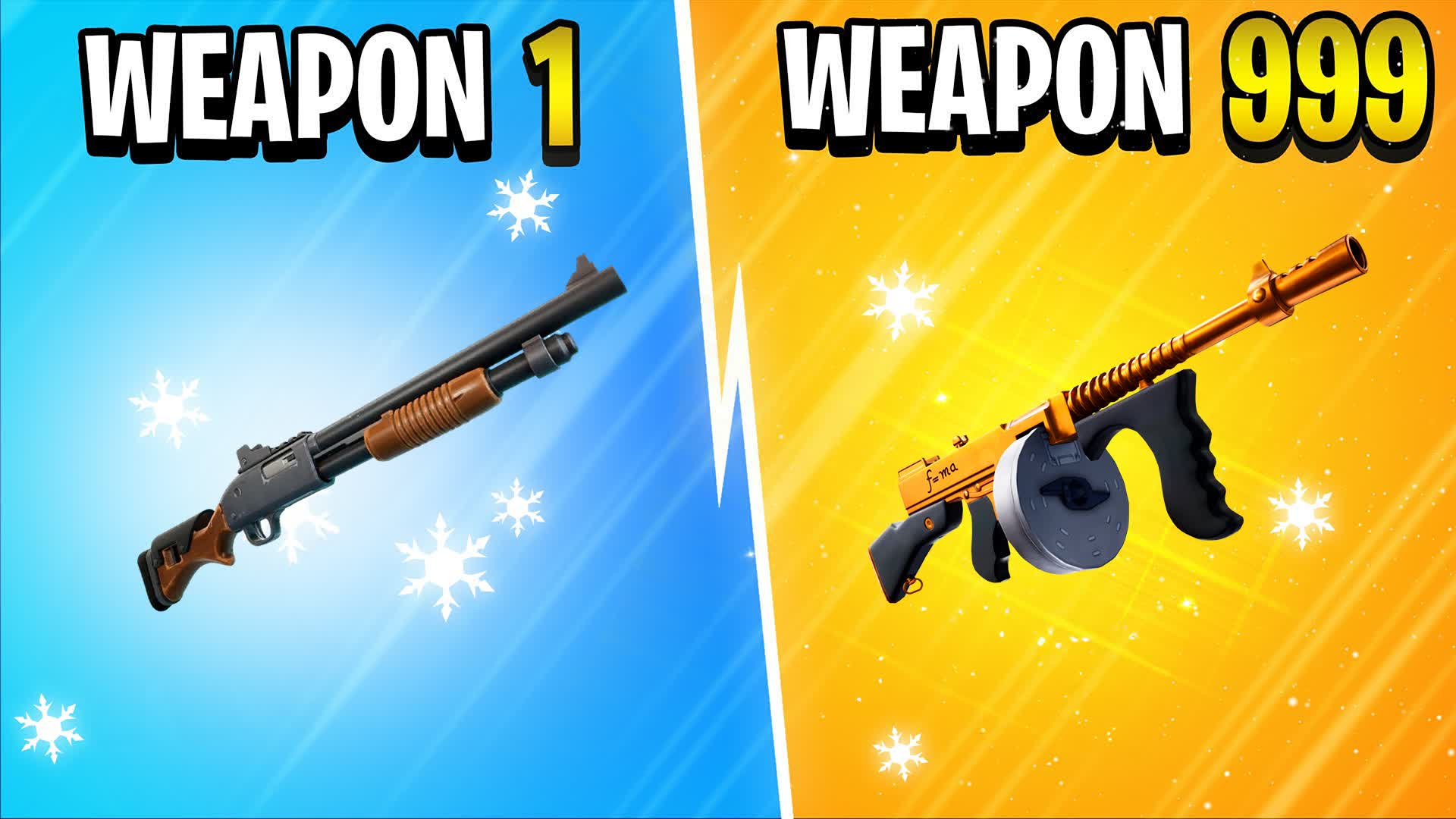 ️SNOW GUN GAME🎁 1579-9625-8629 by steiner - Fortnite Creative Map Code ...