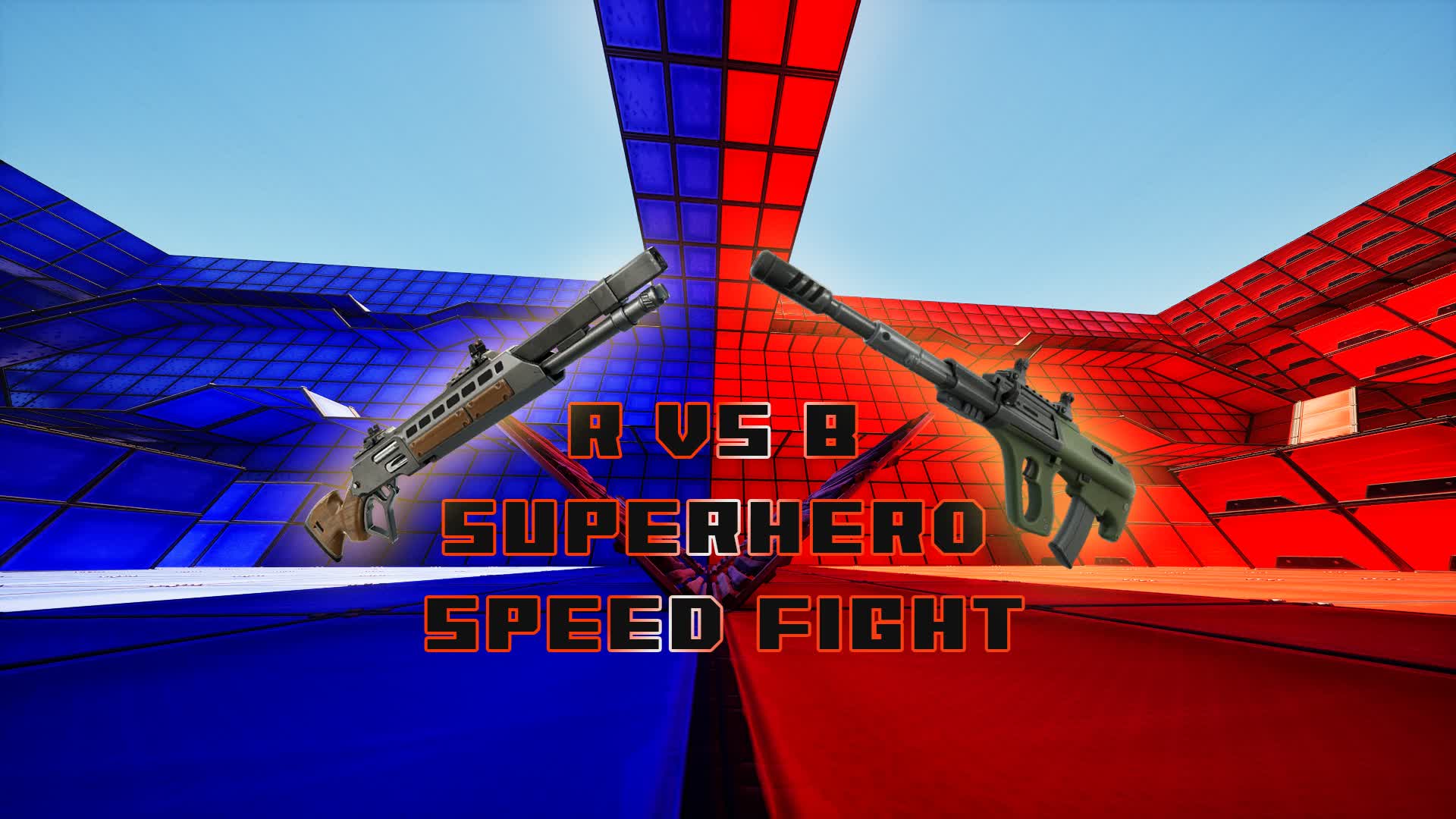 🥊Red vs Blue SupeHero Speed Fight🥊 1695-3994-3645 by jy_jjang - Fortnite Creative Map Code ...